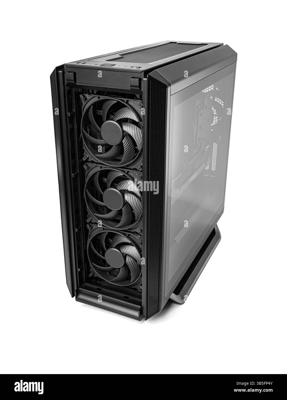A powerful custom-built PC case Stock Photo - Alamy