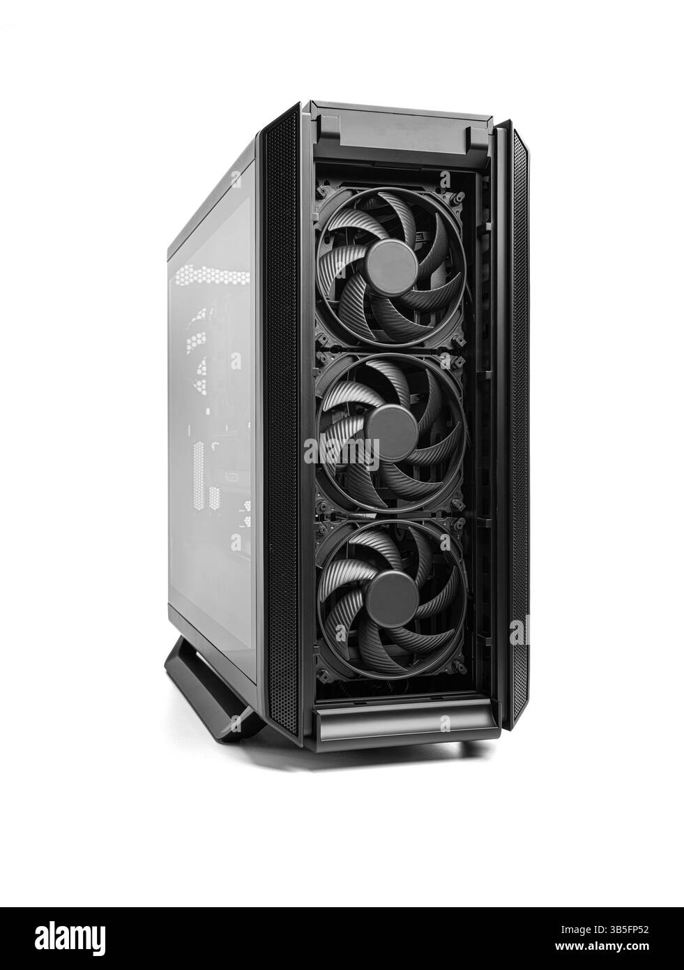A powerful custom-built PC case Stock Photo - Alamy