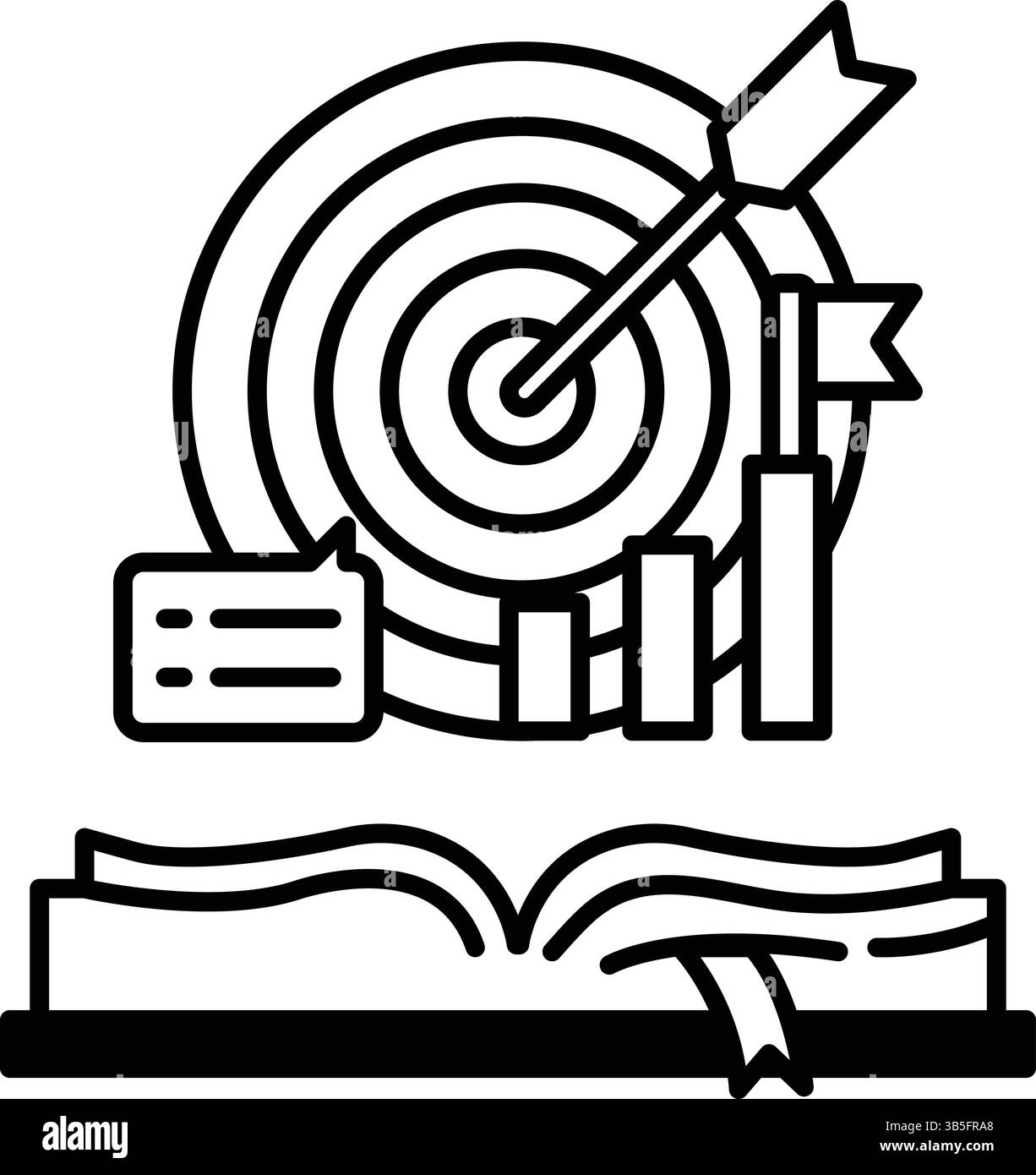 Chart graph book Stock Vector Images - Alamy