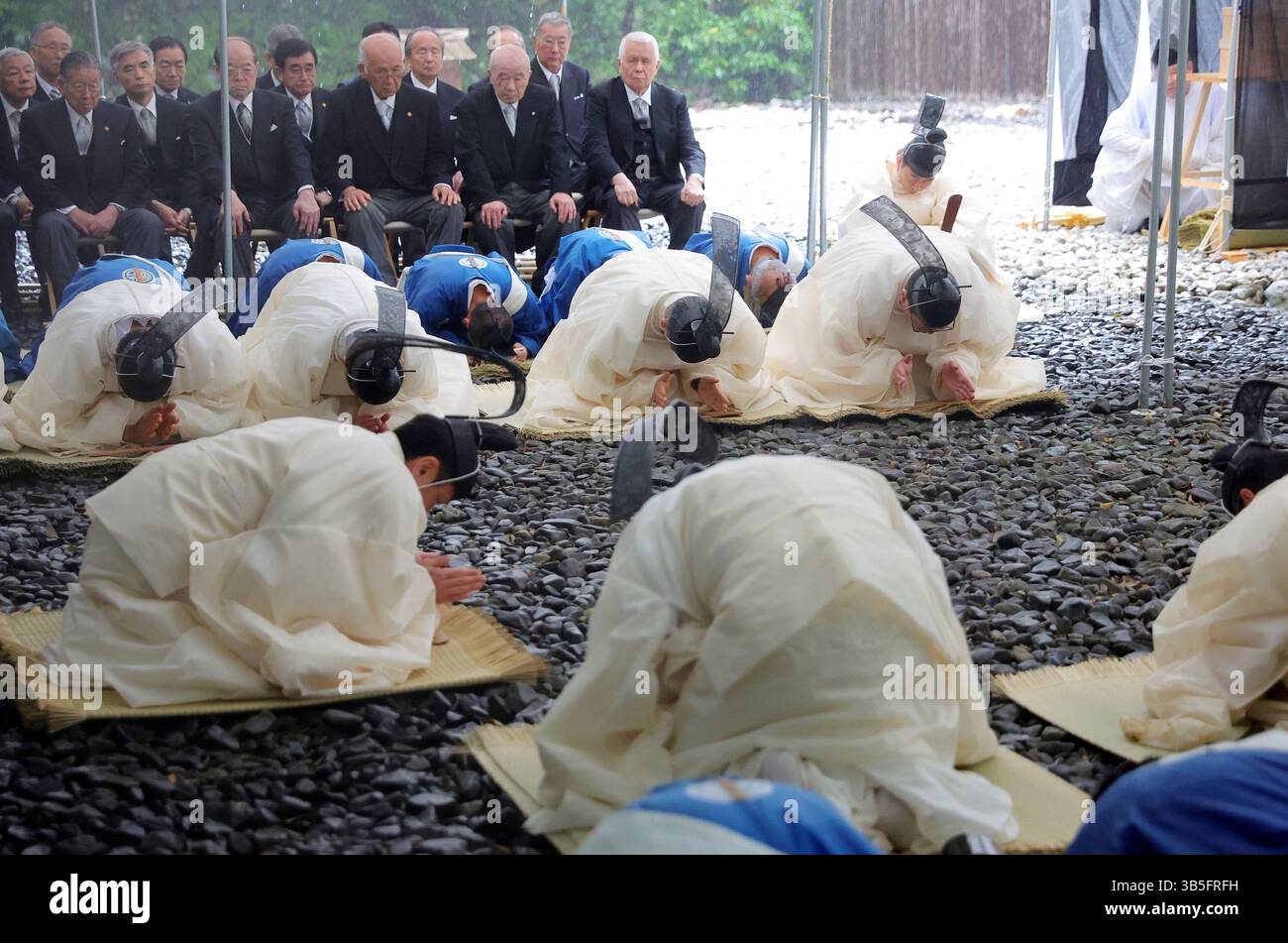 The Yamaguchi Festival starts at Ise Jingu Shrine in Ise City, Mie ...