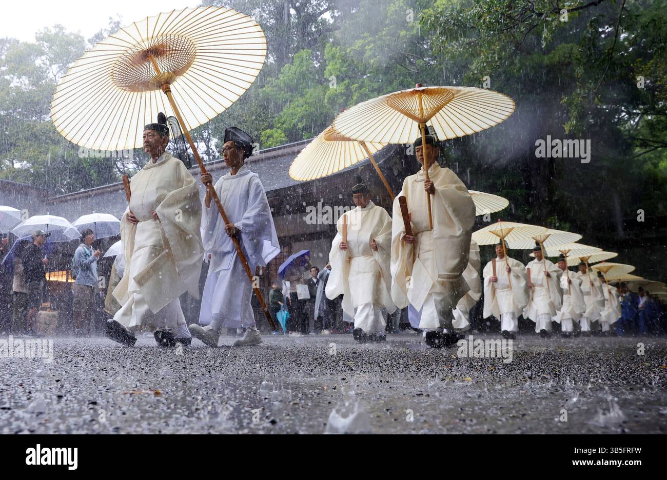 The Yamaguchi Festival starts at Ise Jingu Shrine in Ise City, Mie ...