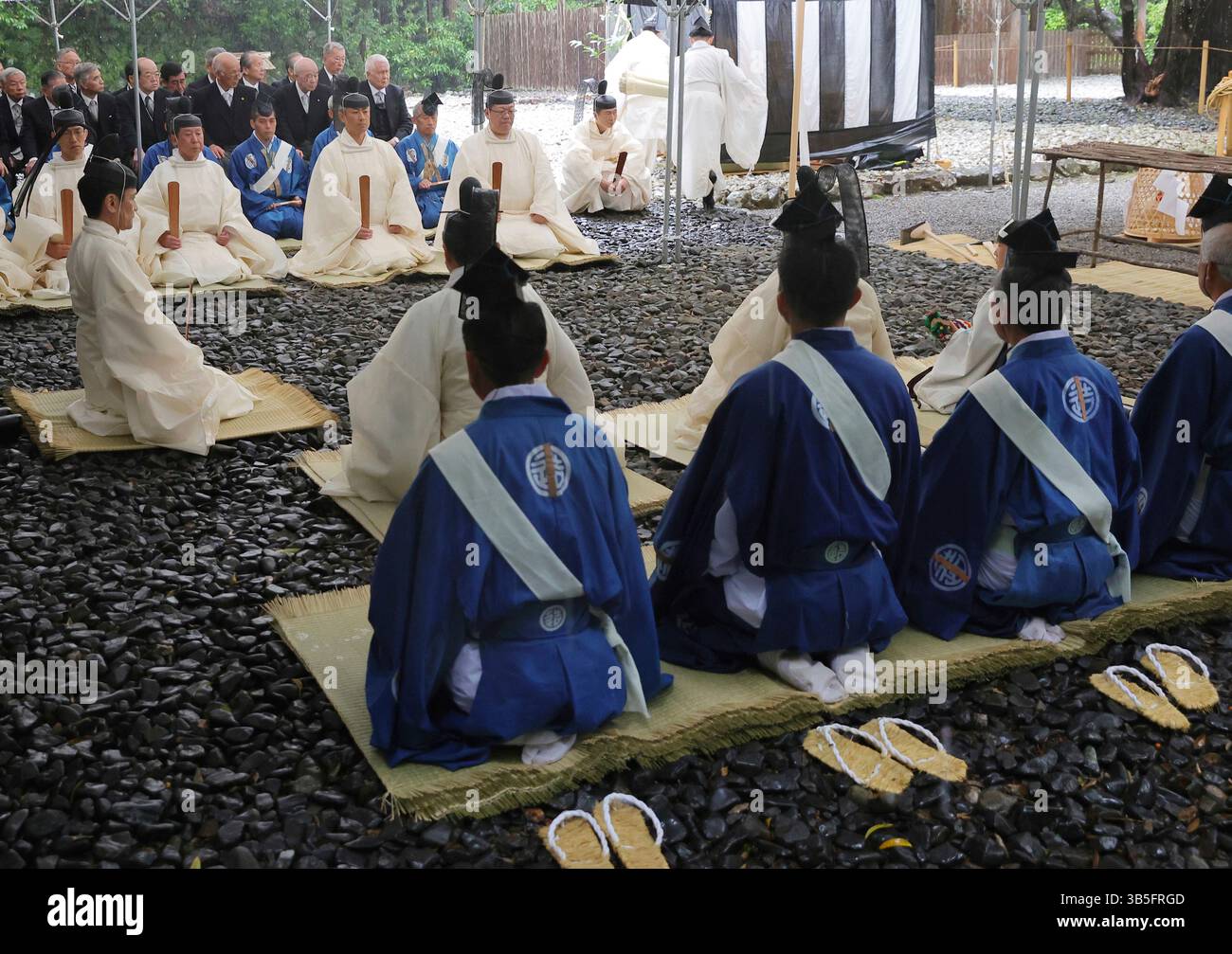 The Yamaguchi Festival starts at Ise Jingu Shrine in Ise City, Mie ...
