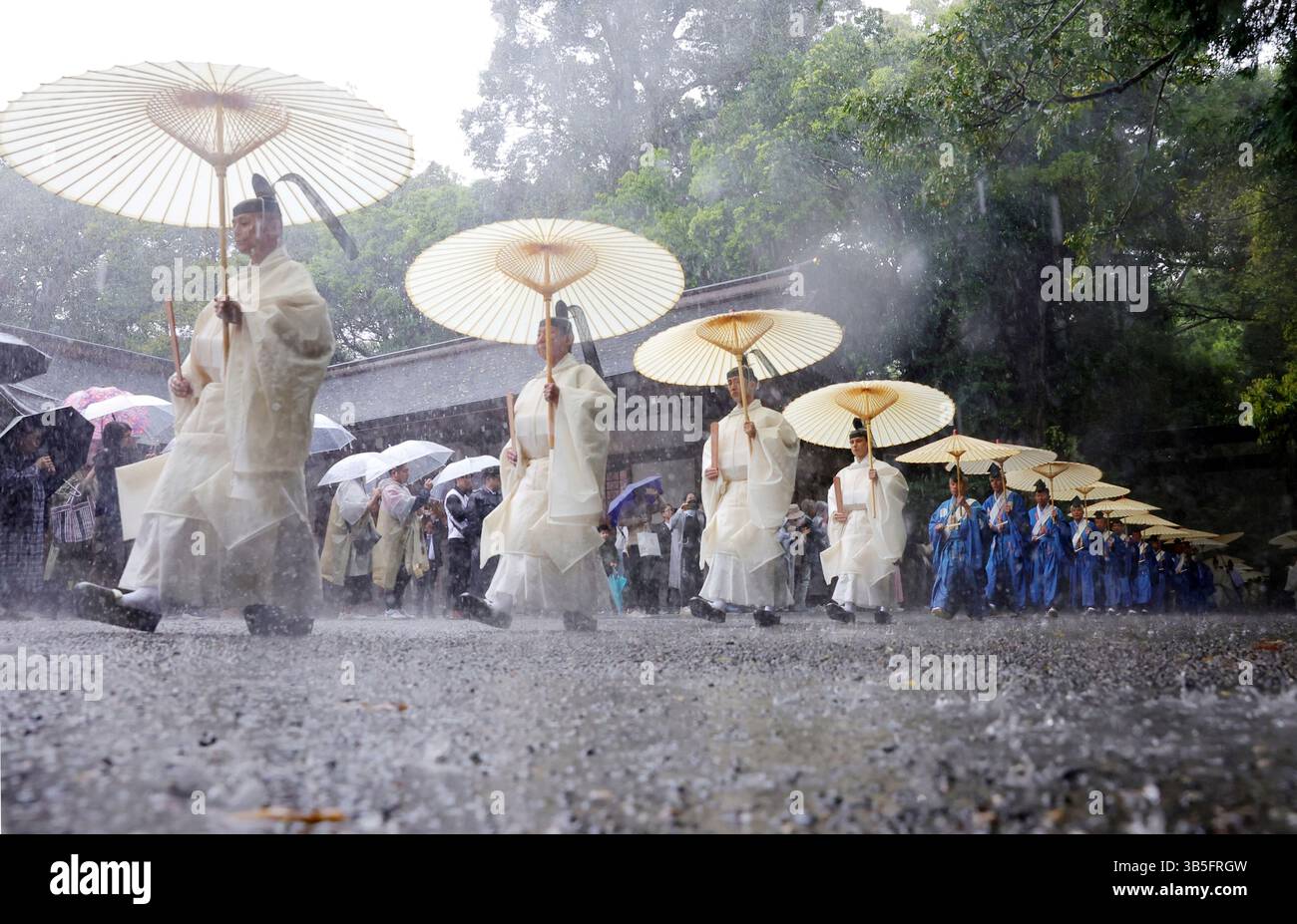 The Yamaguchi Festival starts at Ise Jingu Shrine in Ise City, Mie ...