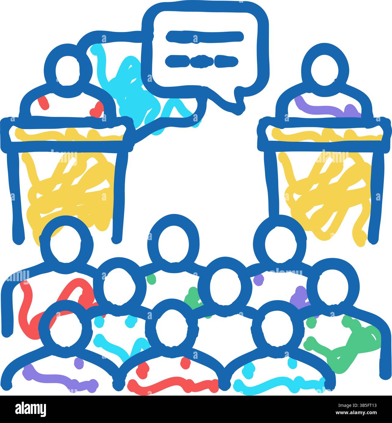 Debate hall Cut Out Stock Images & Pictures - Alamy