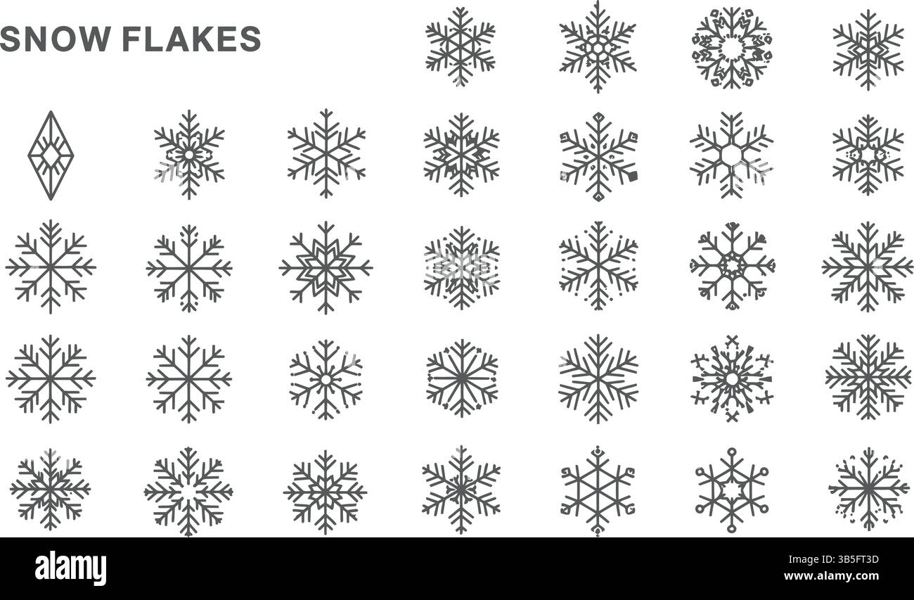 Frozen structures Stock Vector Images - Alamy