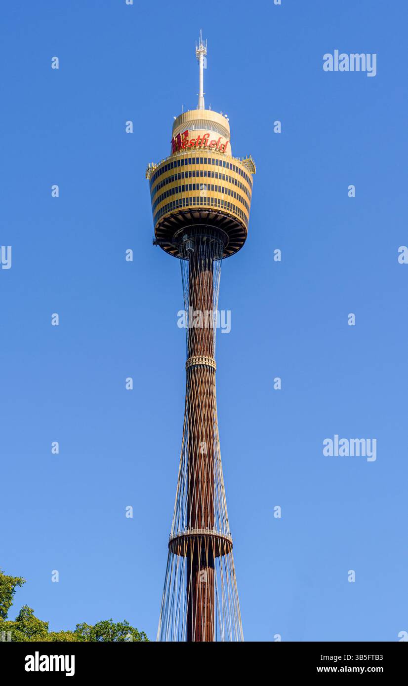 The Sydney Tower Eye, the largest observation tower in the southern ...