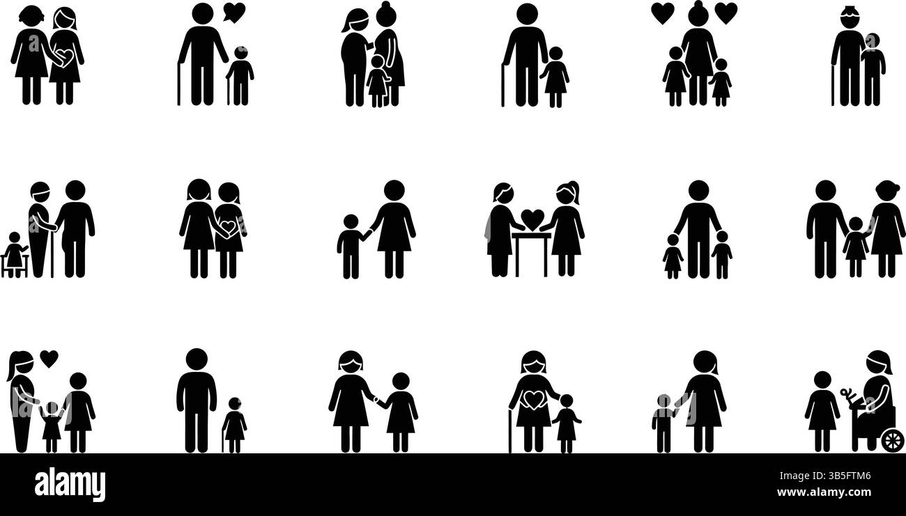 Family dynamics Stock Vector Images - Alamy