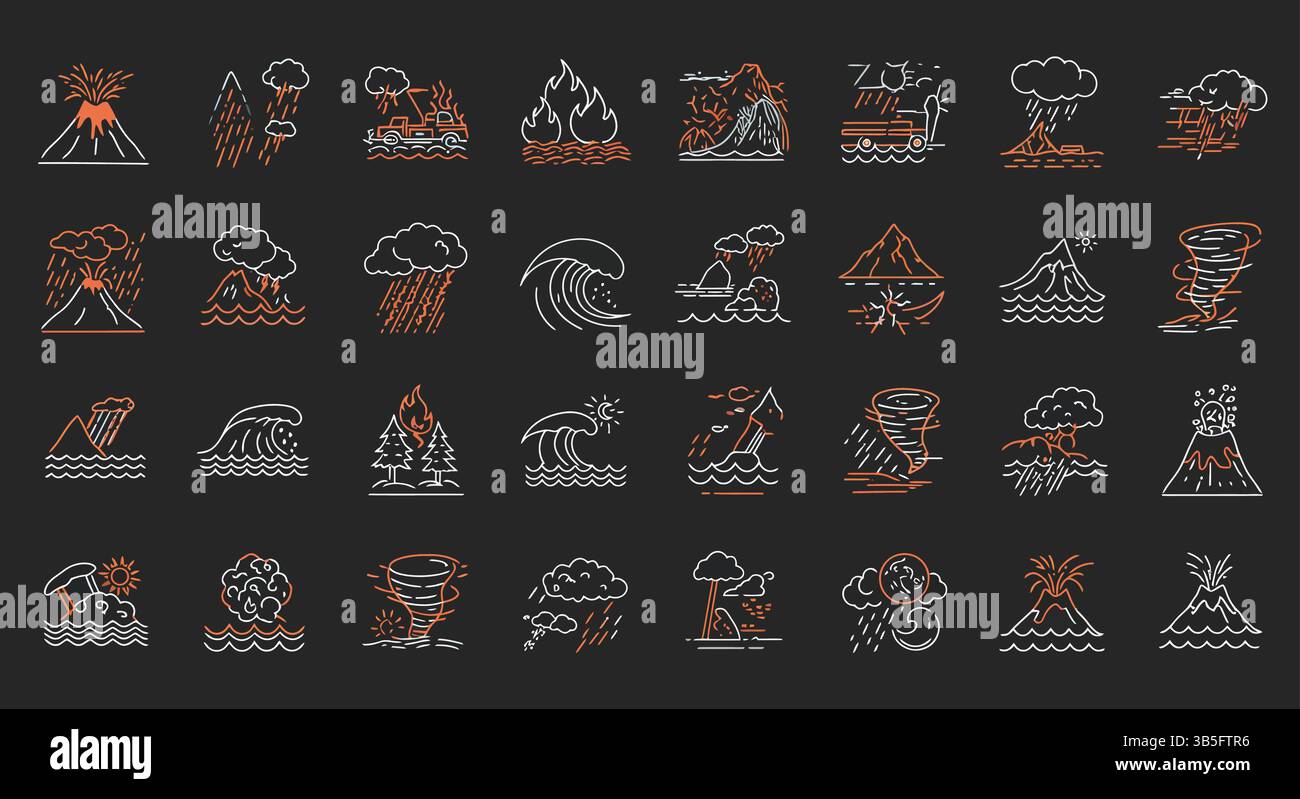 Volcanic effects Stock Vector Images - Alamy