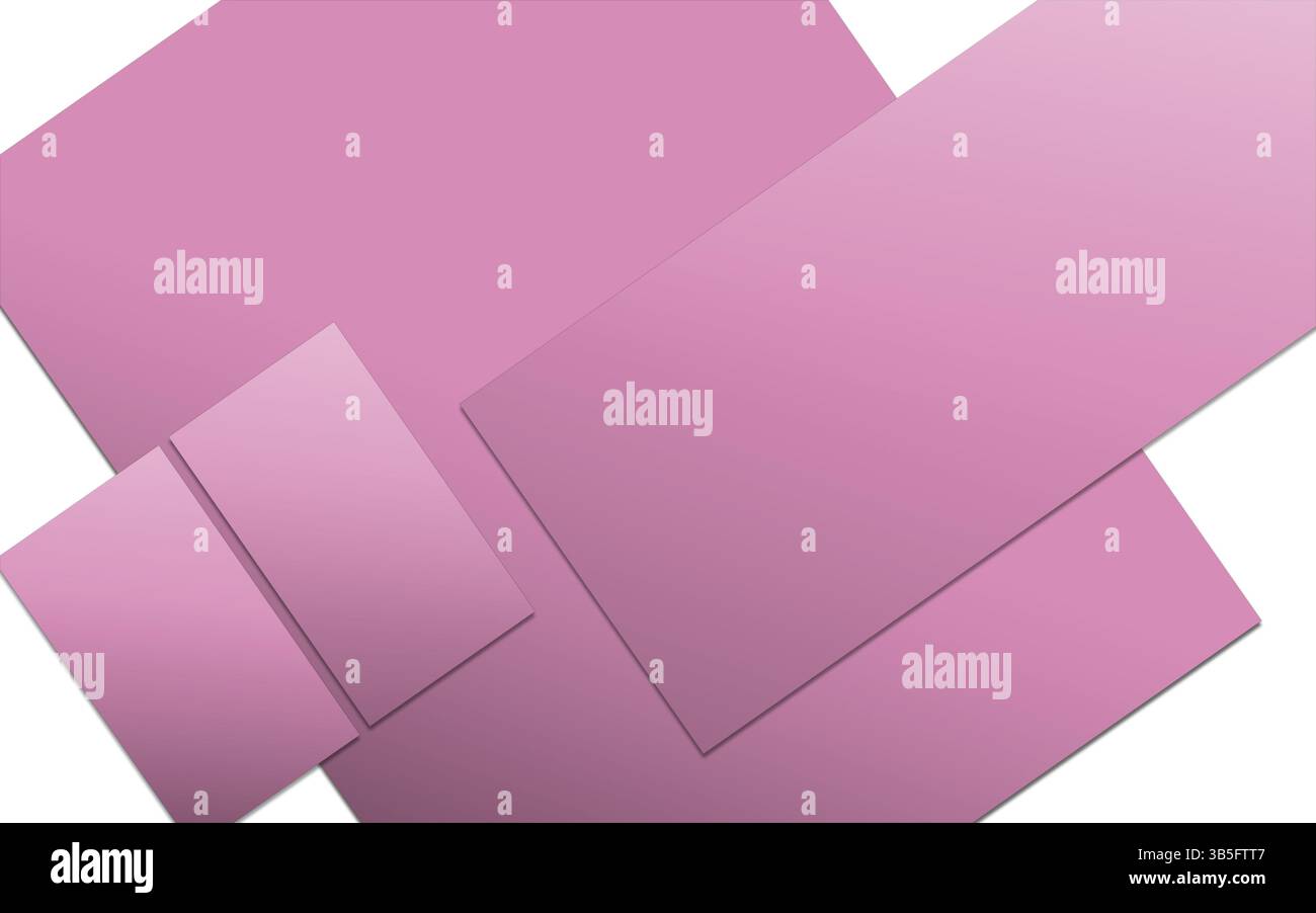 Four promotional paper blank template for presentation layouts and ...