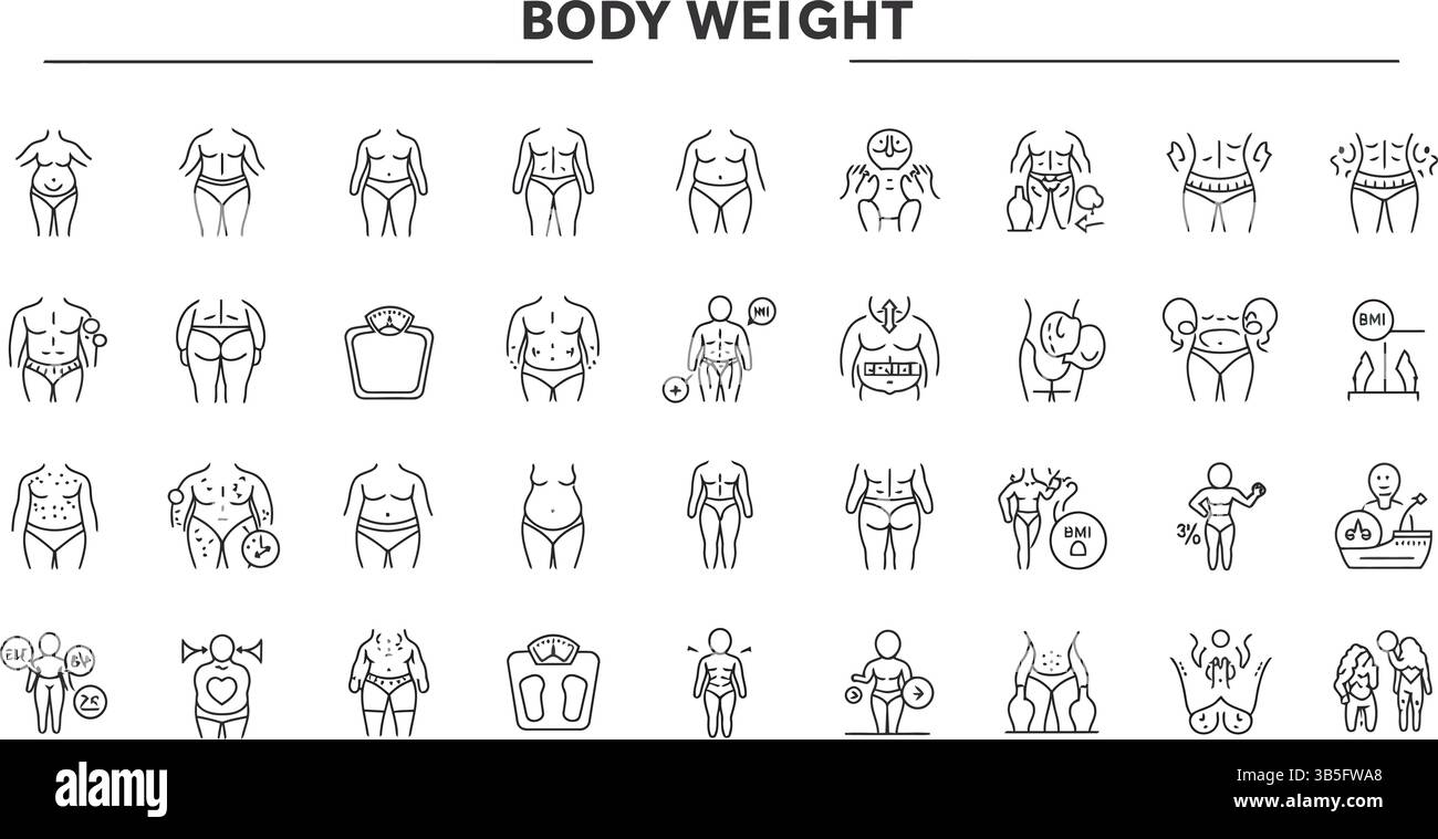 Lifestyle wellness icons hi-res stock photography and images - Alamy