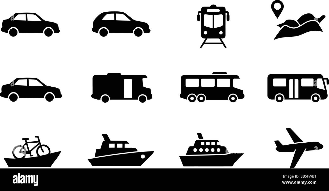 Intercity transport network Stock Vector Images - Alamy