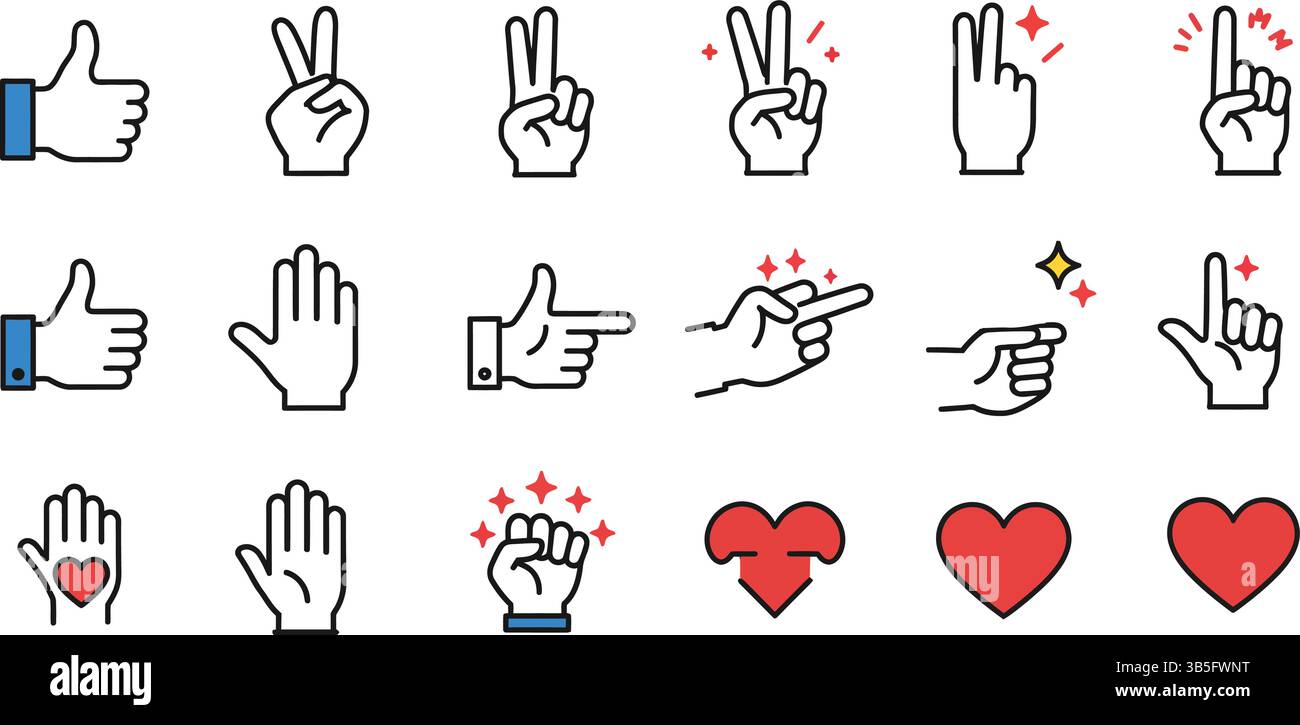 Expressive approval Stock Vector Images - Alamy