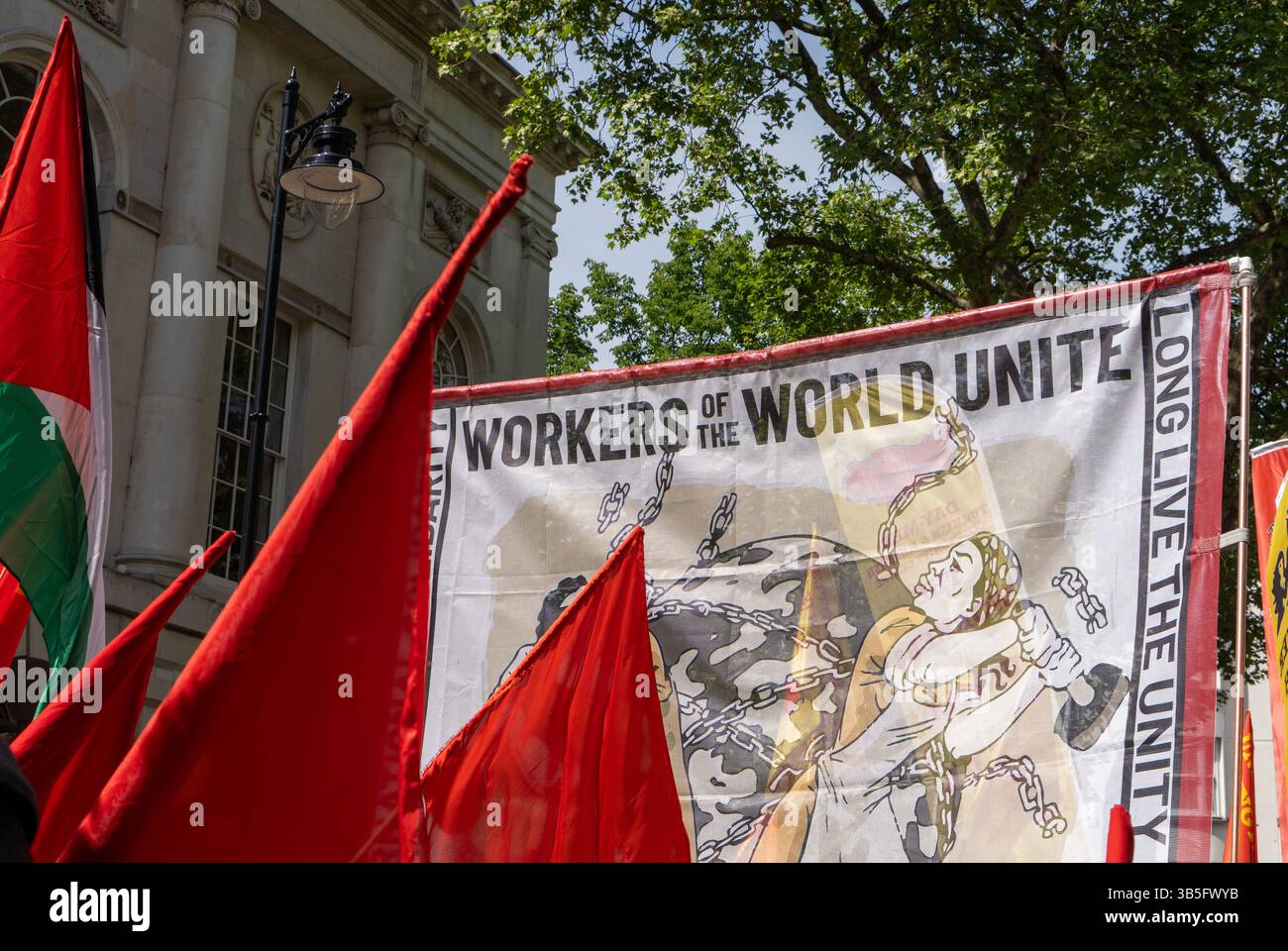 First of May International Workers Day parade in London,England,UK ...