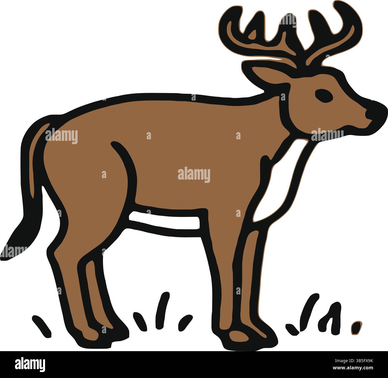 Animal grassland habitat Stock Vector Images - Alamy