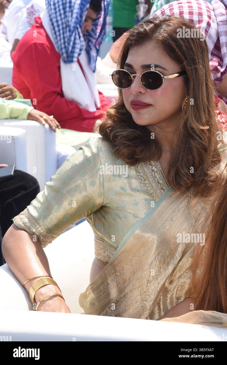 Tollywood Actress Shreya pandey attend during West Bengal Chief ...