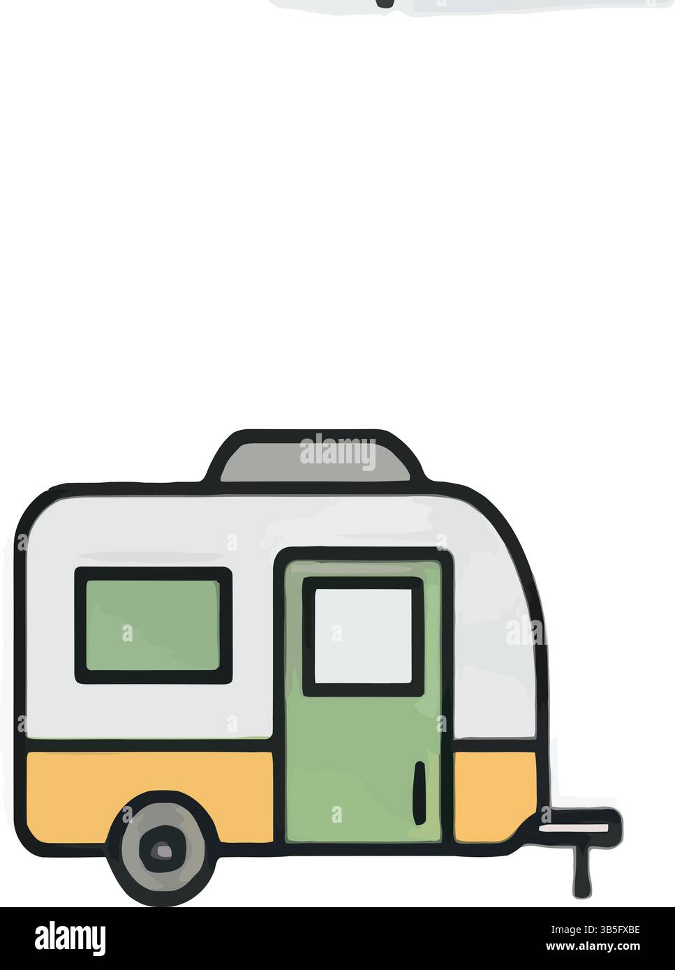 Cute camper icon hi-res stock photography and images - Alamy
