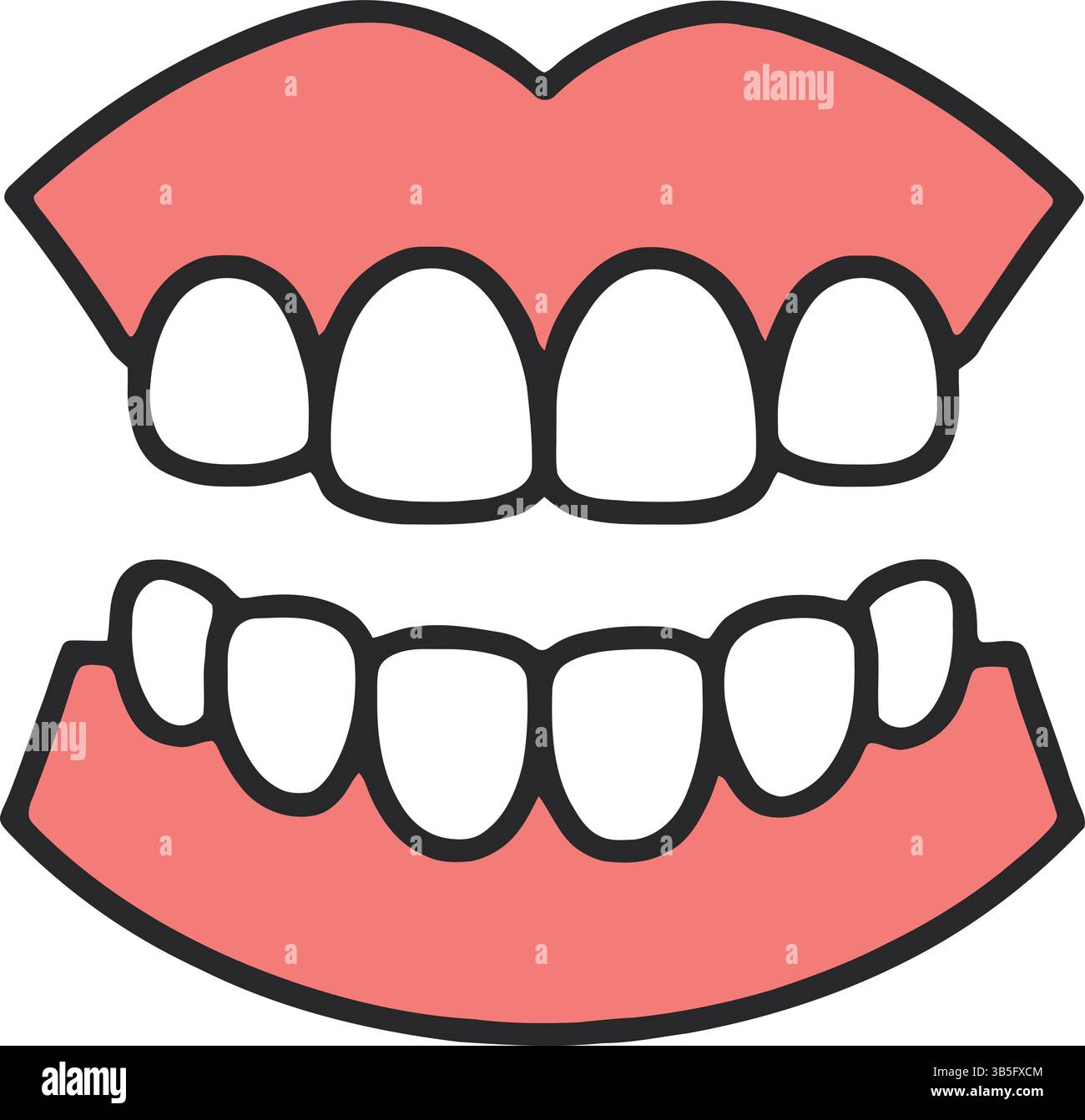 Teeth positioning hi-res stock photography and images - Alamy