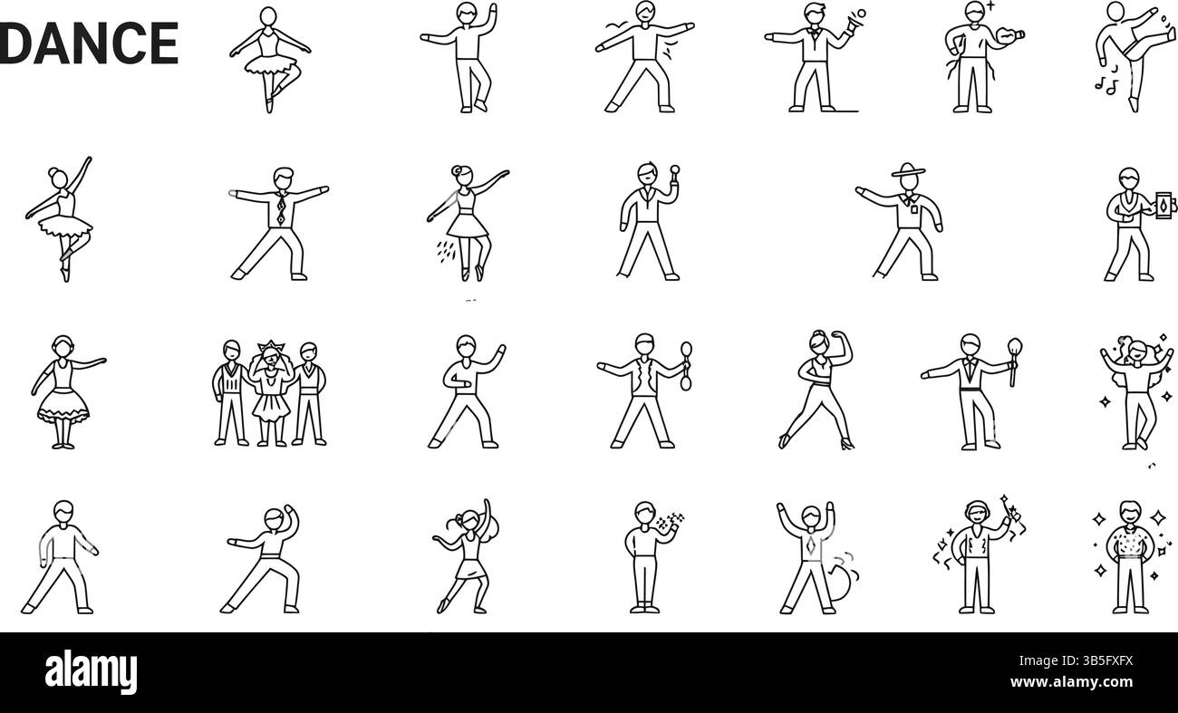 Expressive movements Stock Vector Images - Alamy