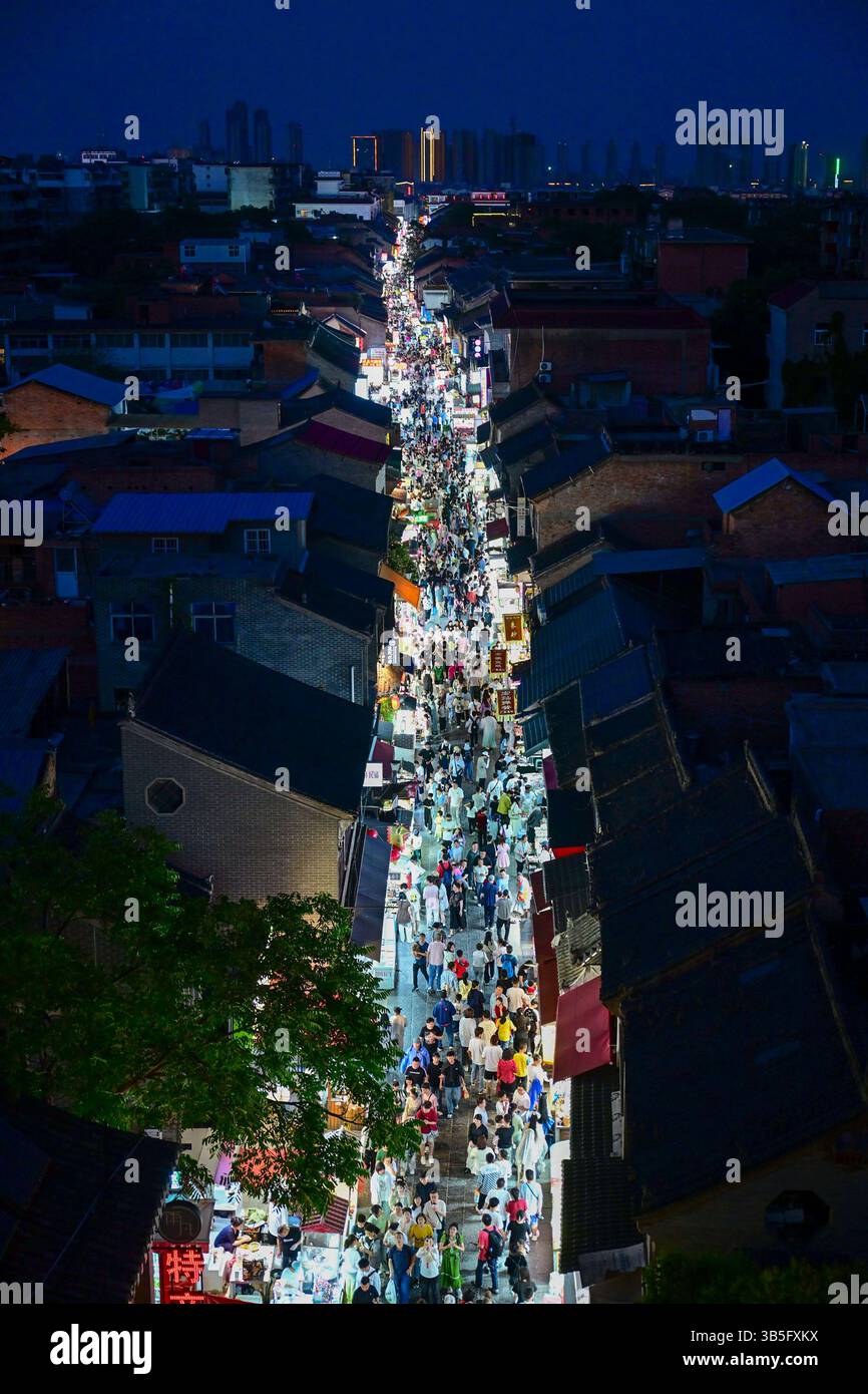 Beijing, China's Henan Province. 1st May, 2025. Tourists visit ...