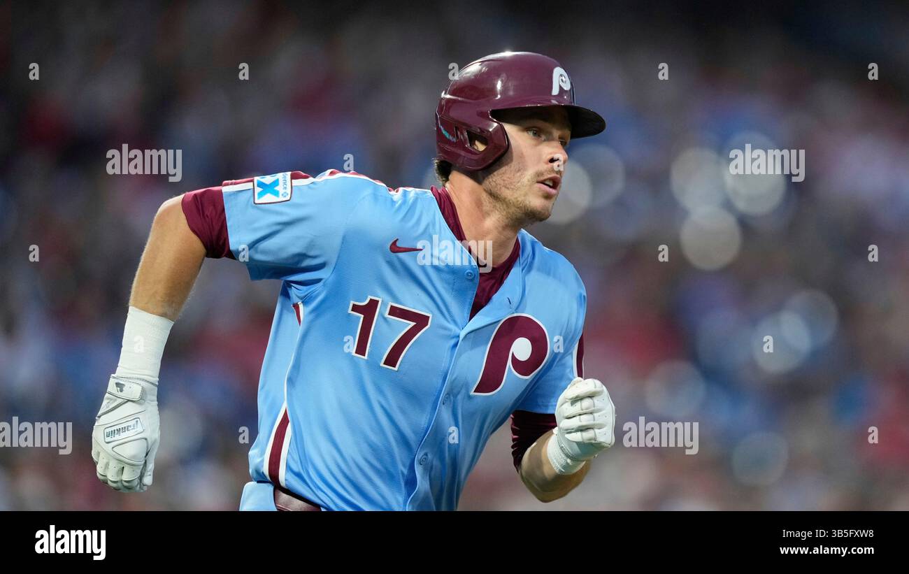 Philadelphia Phillies' Max Kepler plays during a baseball game ...
