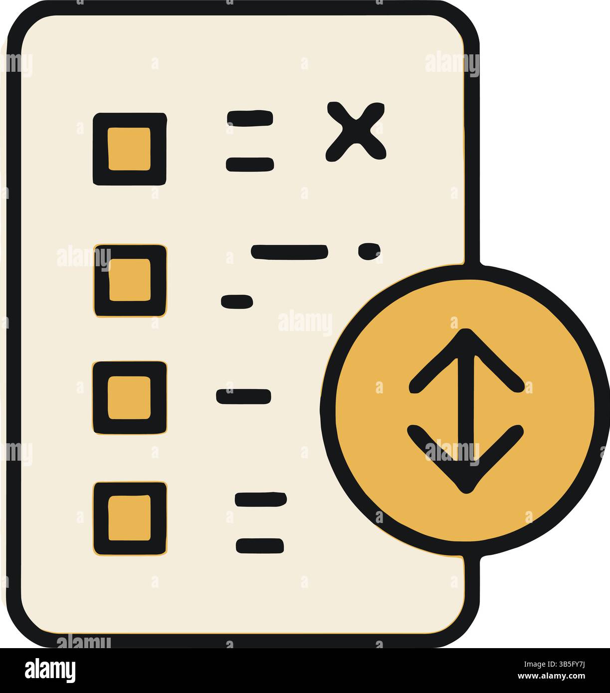 Sorting strategy Stock Vector Images - Alamy