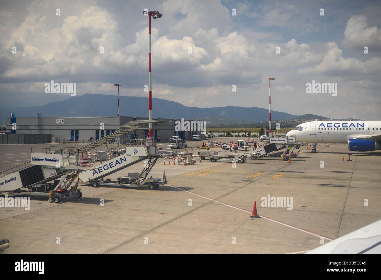 Athens International Airport Eleftherios Venizelos, main base of Aegean ...