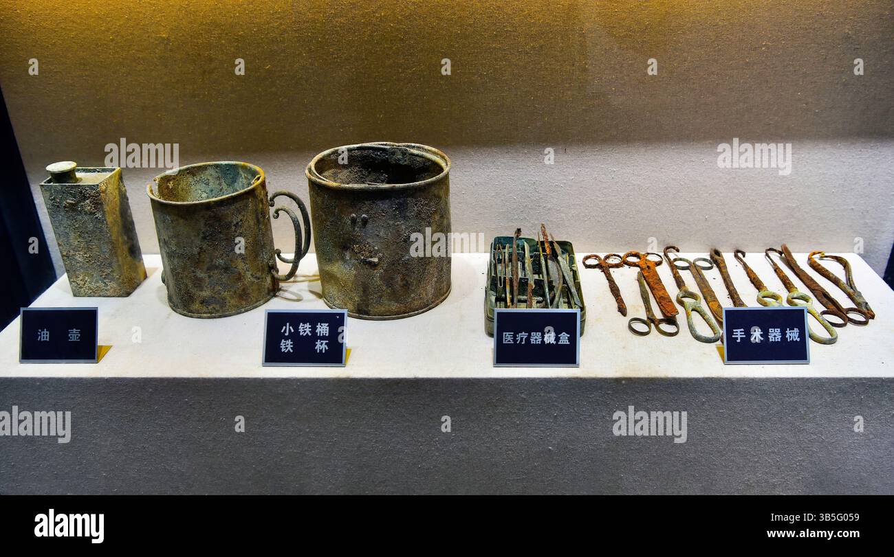 Surgical and other tools used by the Japanese Imperial army Unit 731 ...