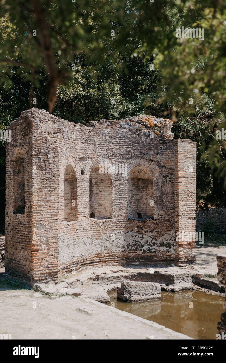 Roman Ruins at Butrint Archaeological Site, Albania Stock Photo - Alamy