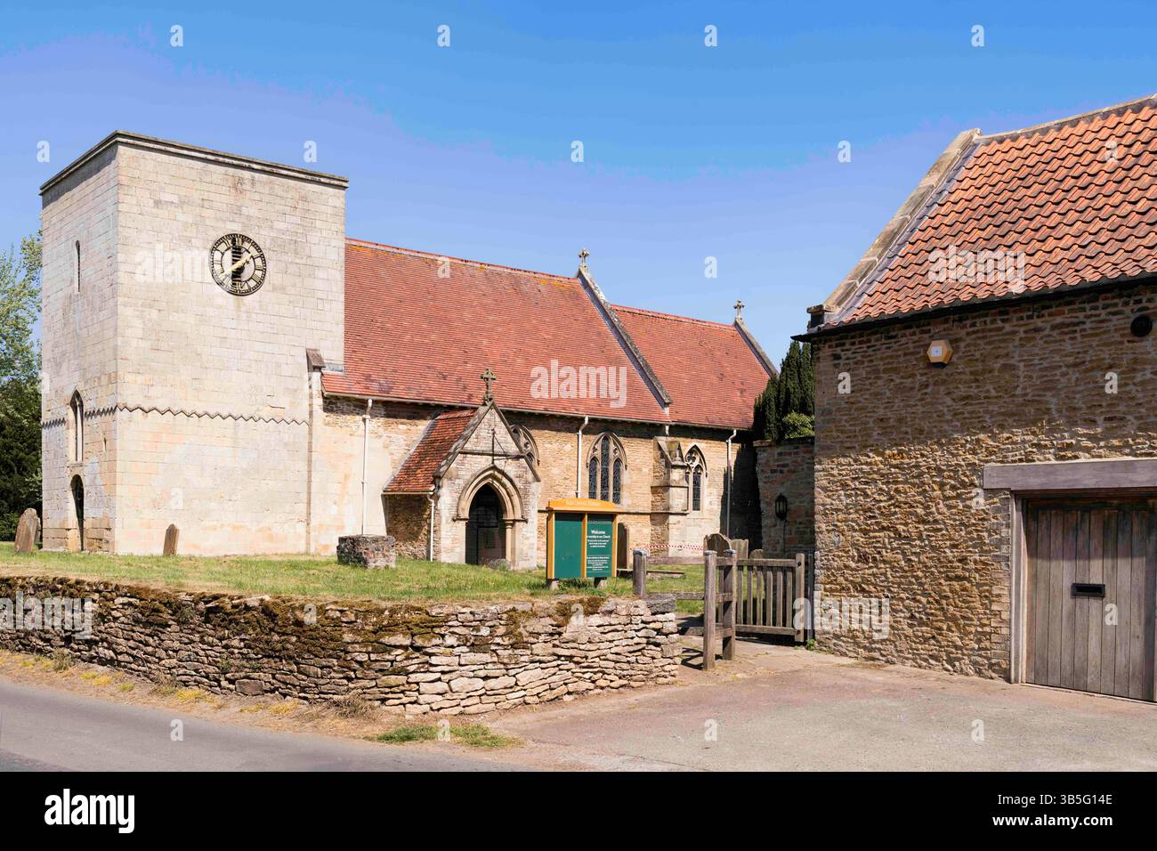St oswalds church hotham hi-res stock photography and images - Alamy