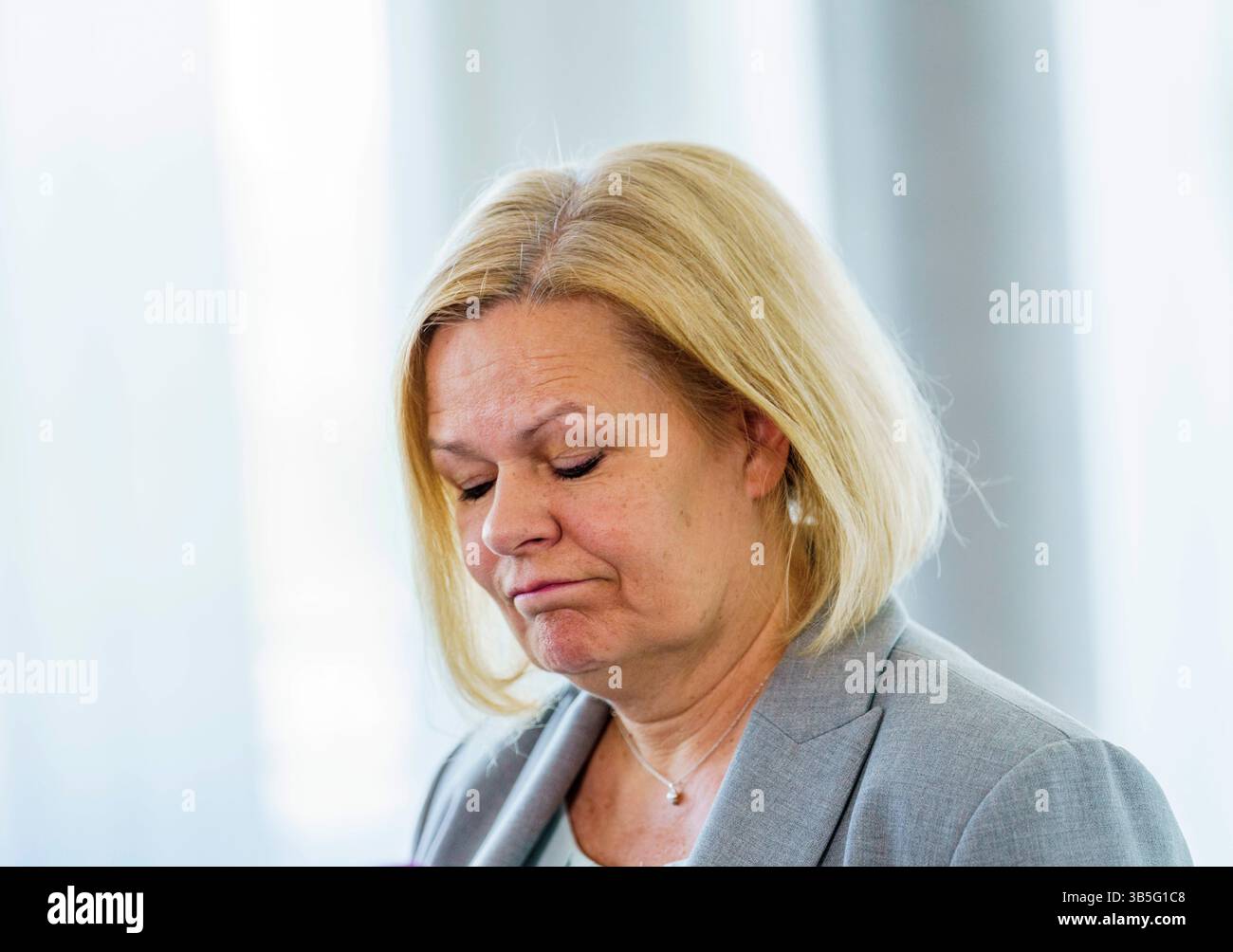 Wiesbaden, Germany. 02nd May, 2025. Nancy Faeser (SPD), Acting Federal ...