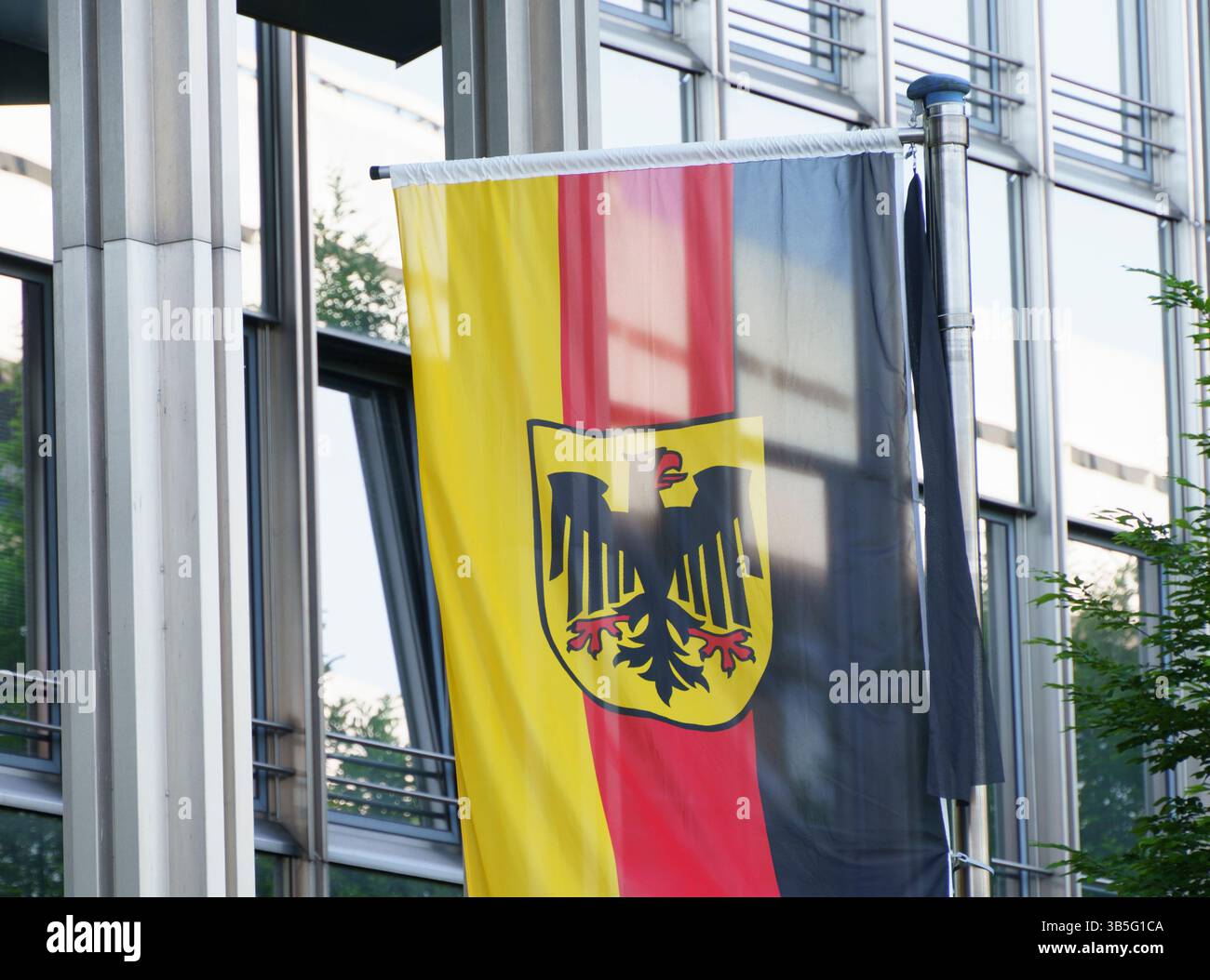 Wiesbaden, Germany. 02nd May, 2025. Germany's federal service flag ...