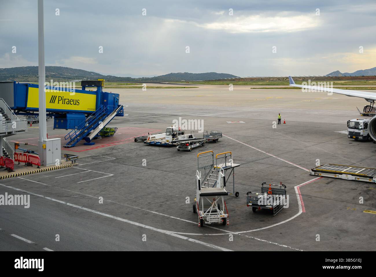 Athens International Airport Eleftherios Venizelos, main base of Aegean ...