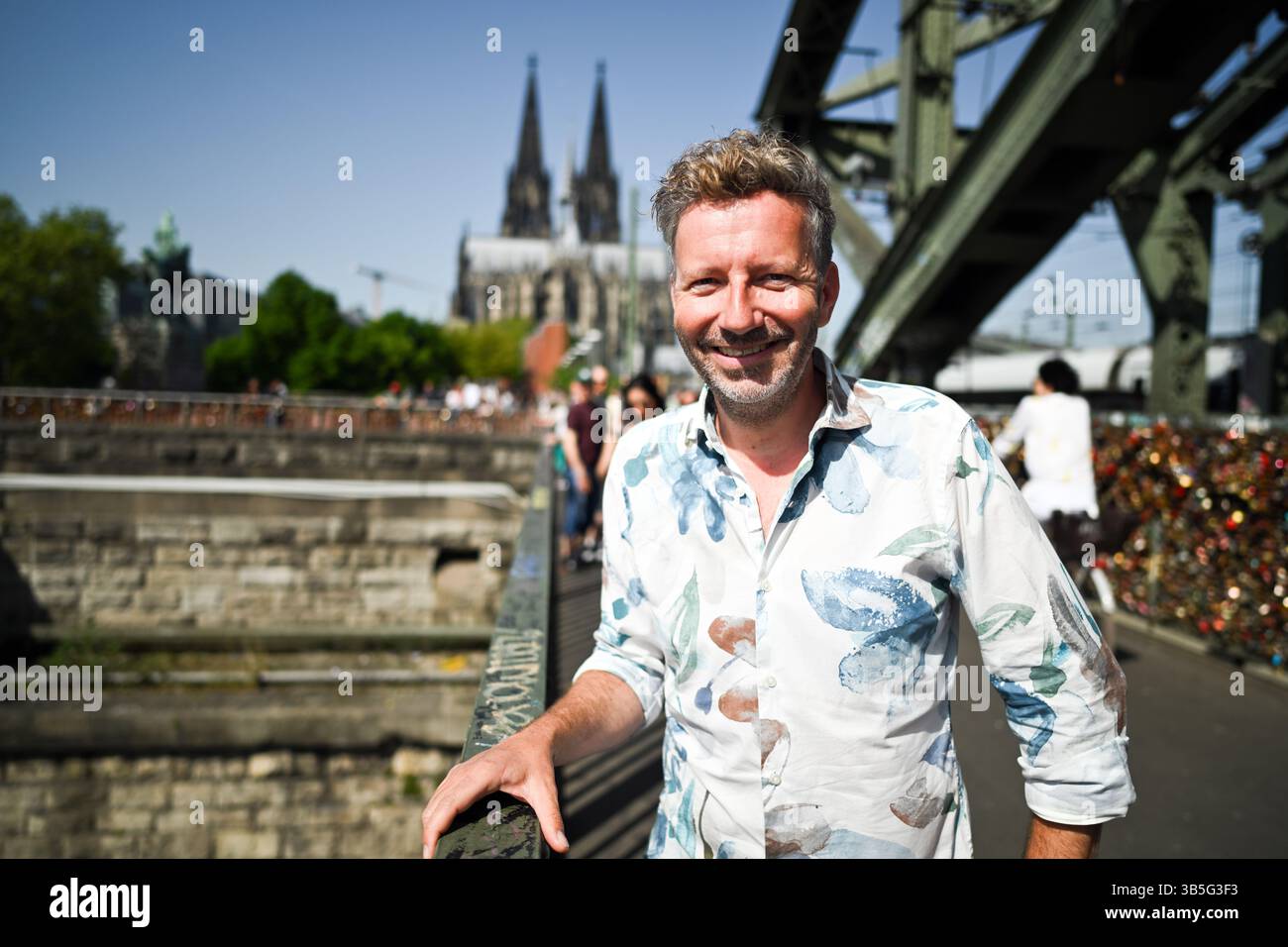 Cologne, Germany. 02nd May, 2025. Thorsten Schorn, commentator for the ...