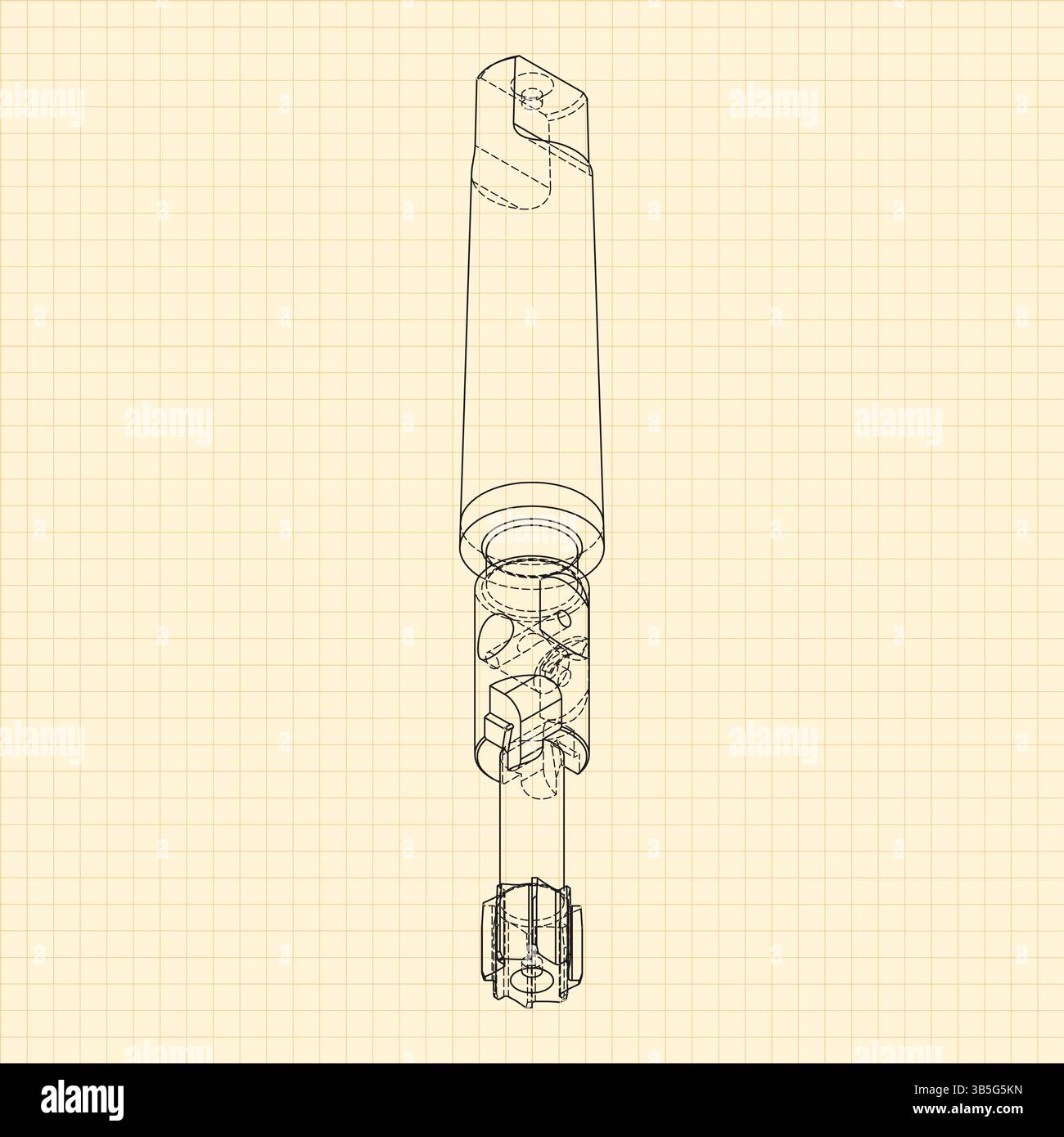 Mechanical engineering drawings. Tap tools, borer. Technical Design ...