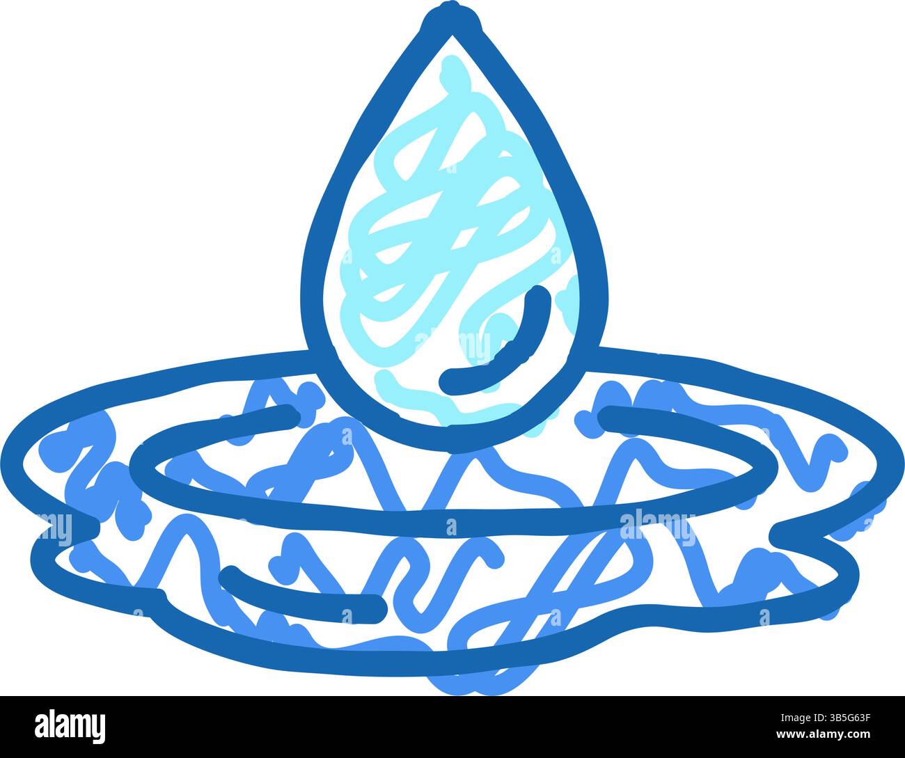 drop water icon doodle illustration Stock Vector Image & Art - Alamy