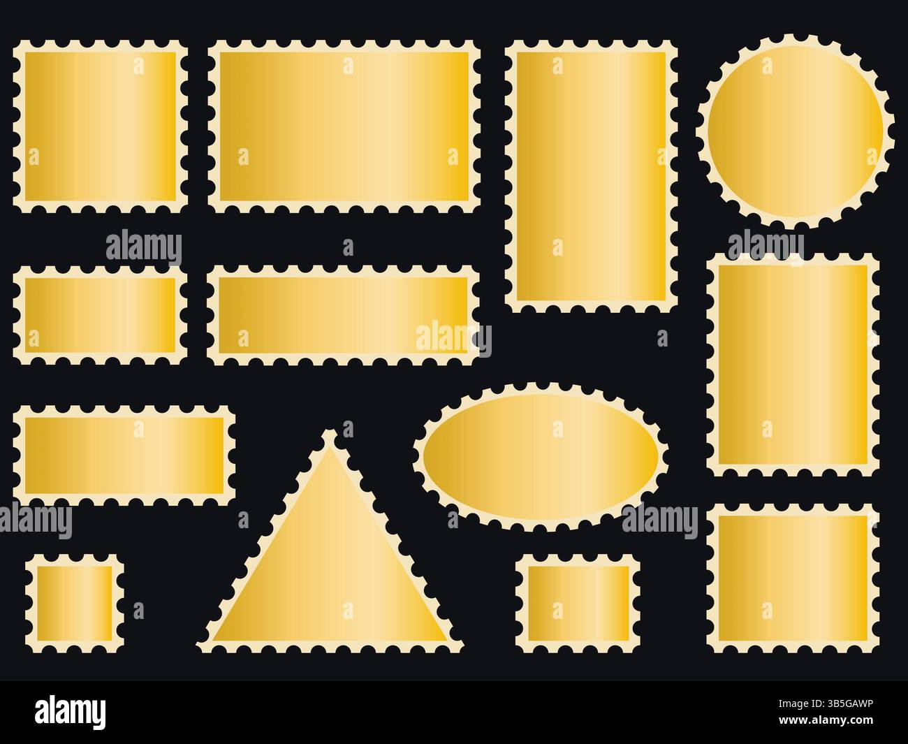 Metallic plaques Stock Vector Images - Alamy