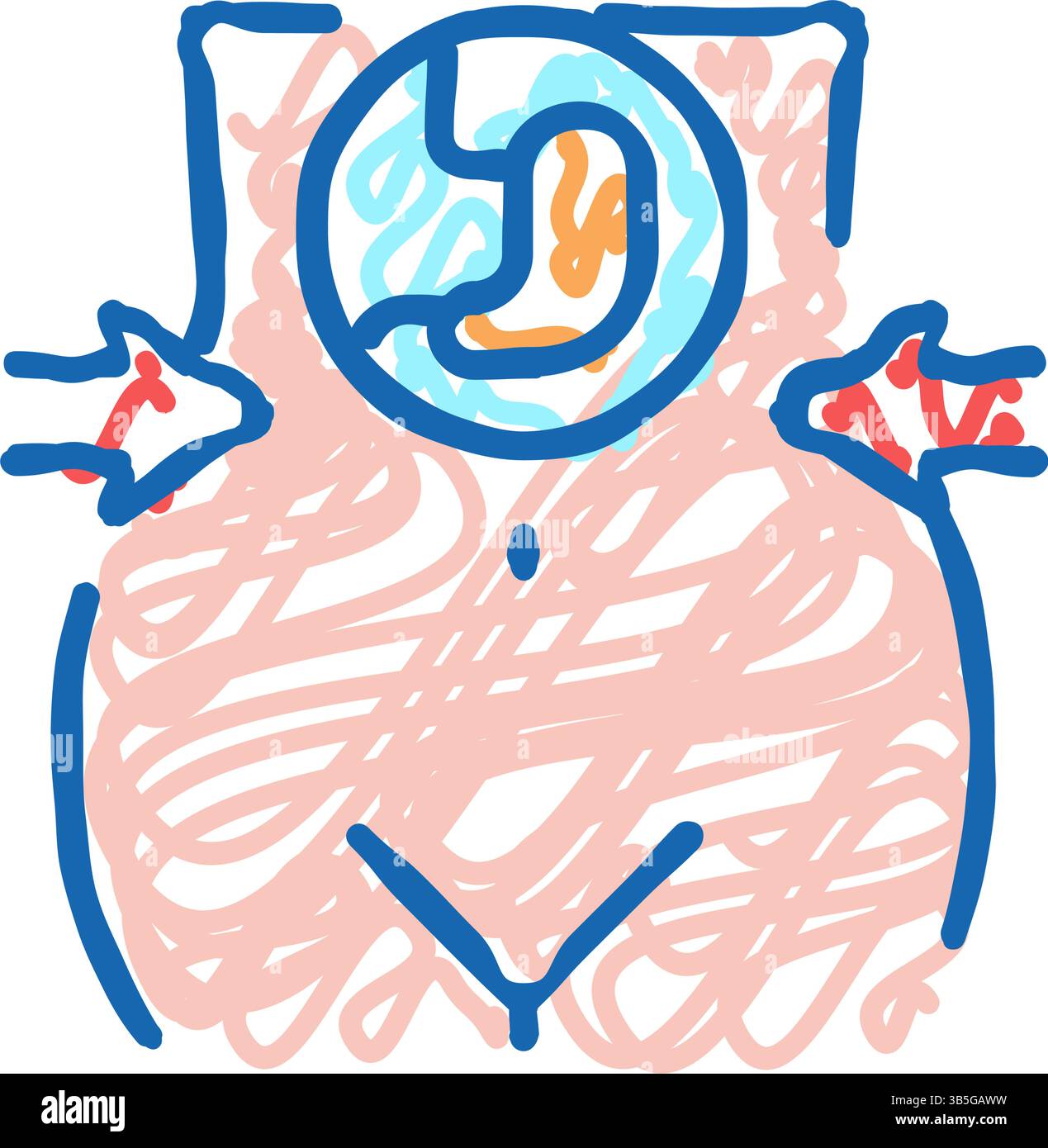 Severe weight loss Stock Vector Images - Alamy