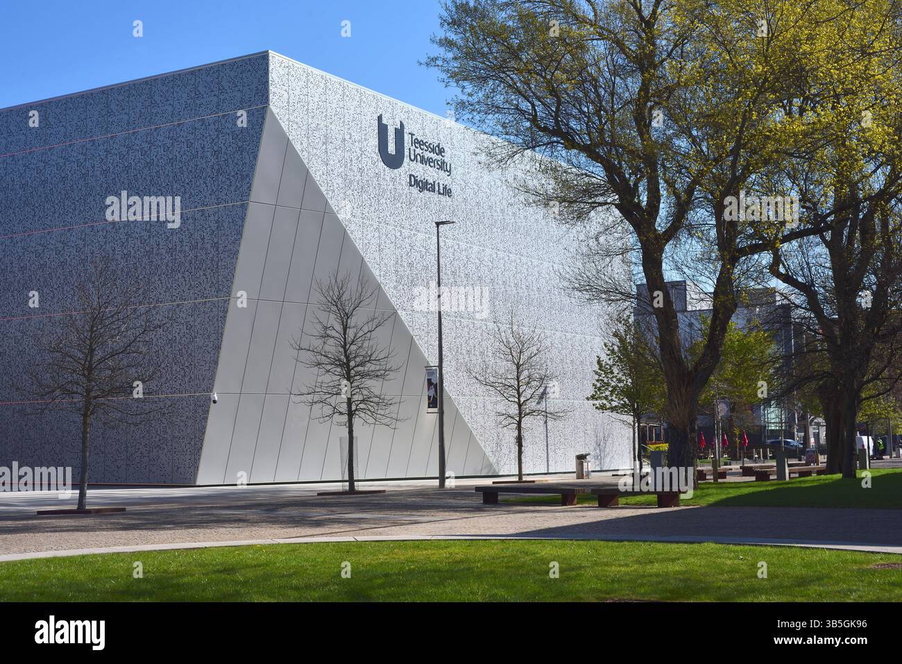 The Digital Life building, Teesside University Stock Photo - Alamy