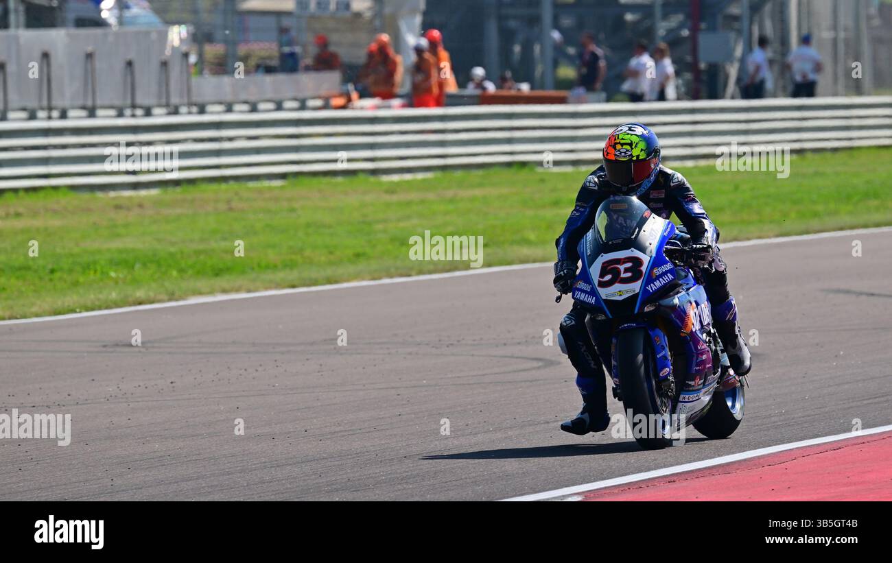 N°53 Tito Rabat ESP Yamaha YZF R1 Yamaha Motoxracing WorldSBK Team ...