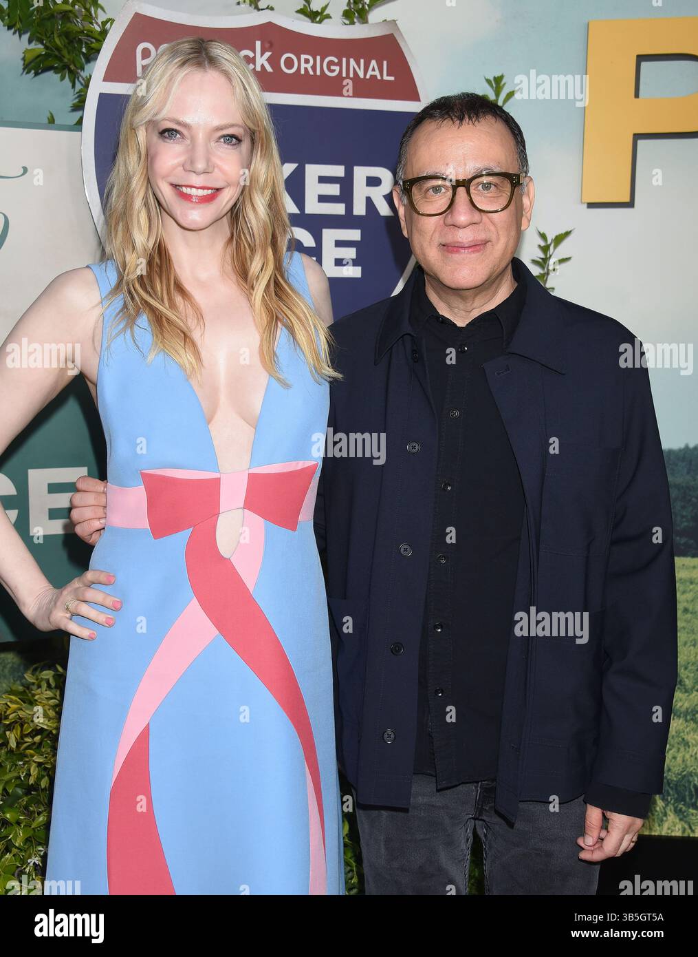 Hollywood, USA. 01st May, 2025. Riki Lindhome and Fred Armisen arriving ...