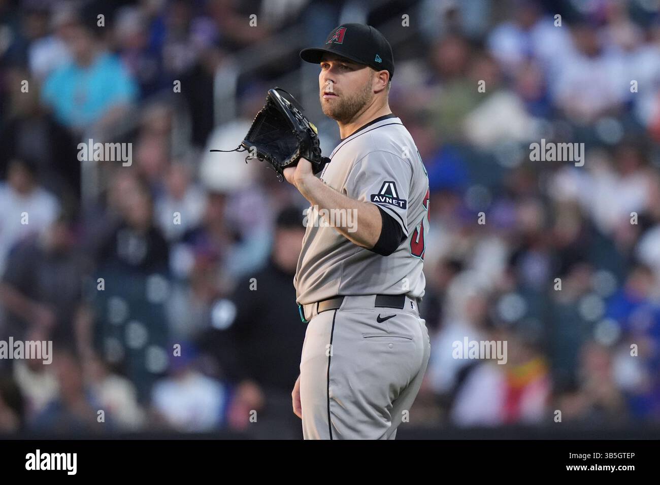 Arizona Diamondbacks' Corbin Burnes during the first inning of a ...