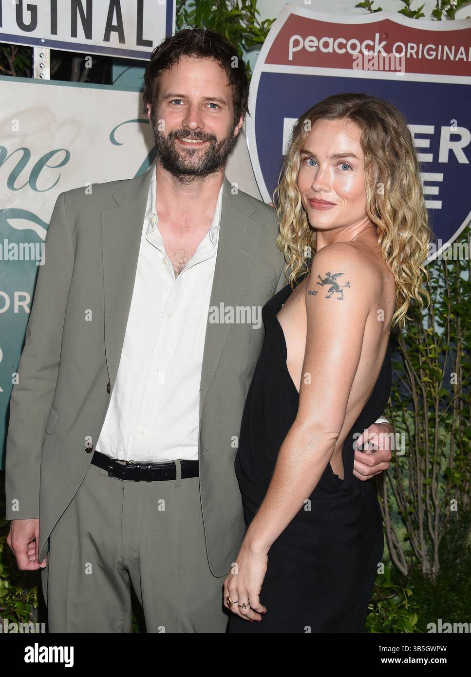 Hollywood, USA. 01st May, 2025. Ross Duffer and Leigh Janiak arriving ...