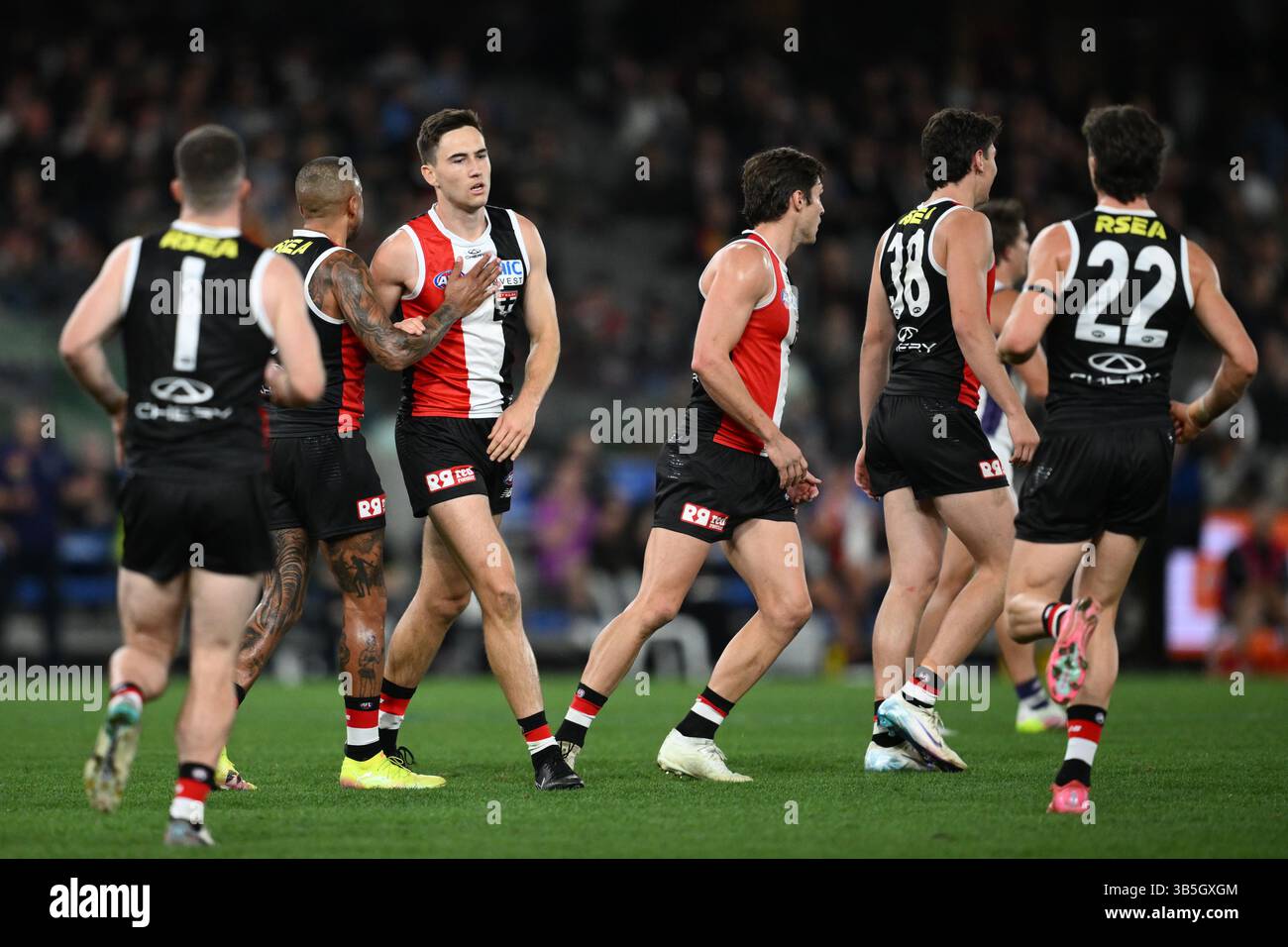 Melbourne, Australia. 02nd May, 2025. Cooper Sharman of St Kilda ...