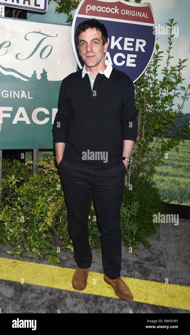 Hollywood, USA. 01st May, 2025. B. J. Novak arriving to Peacock ...