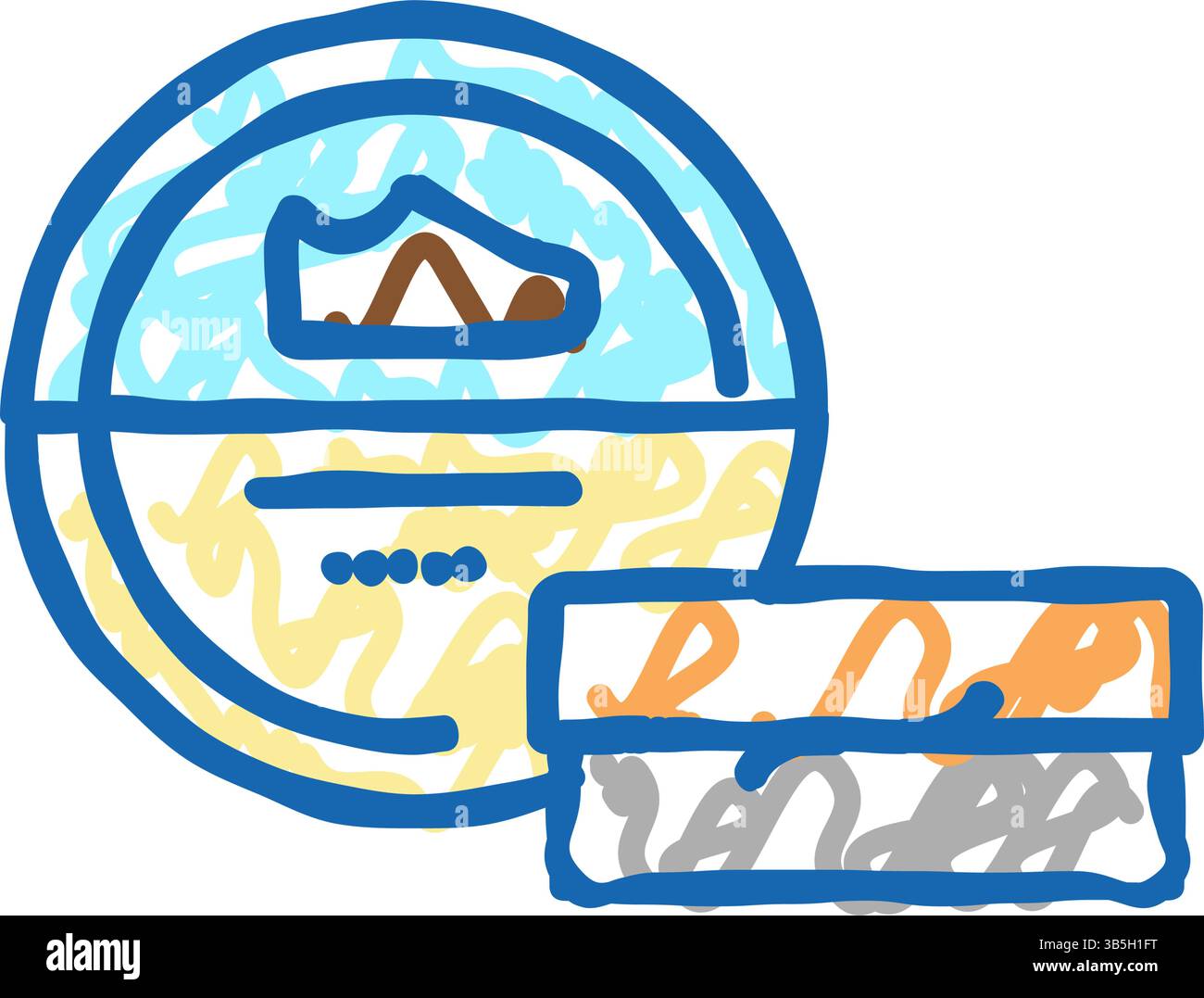 polishing paste shoe care icon doodle illustration Stock Vector Image ...