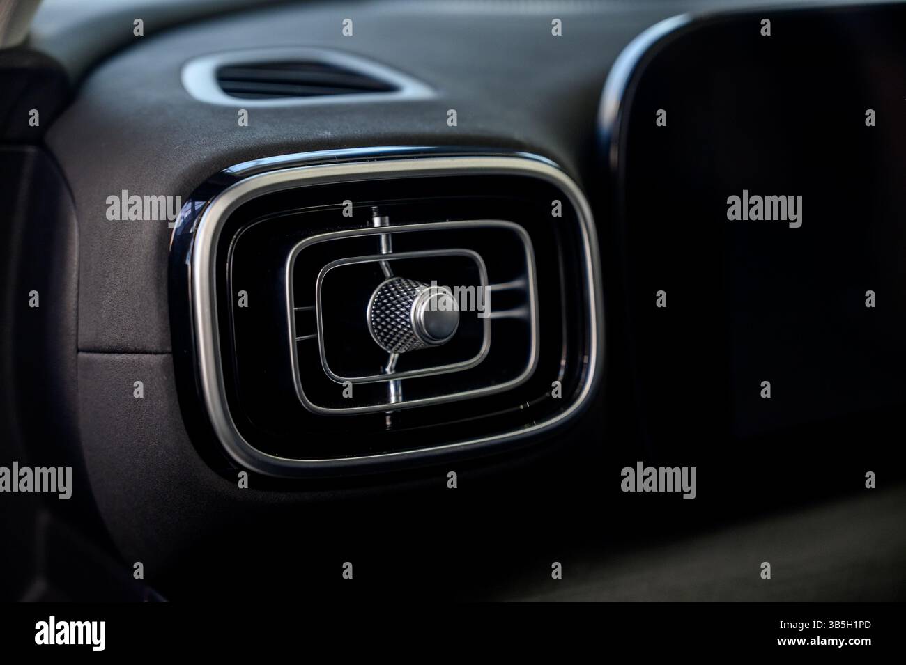 Car air conditioner close-up. Air conditioner flow inside the car ...