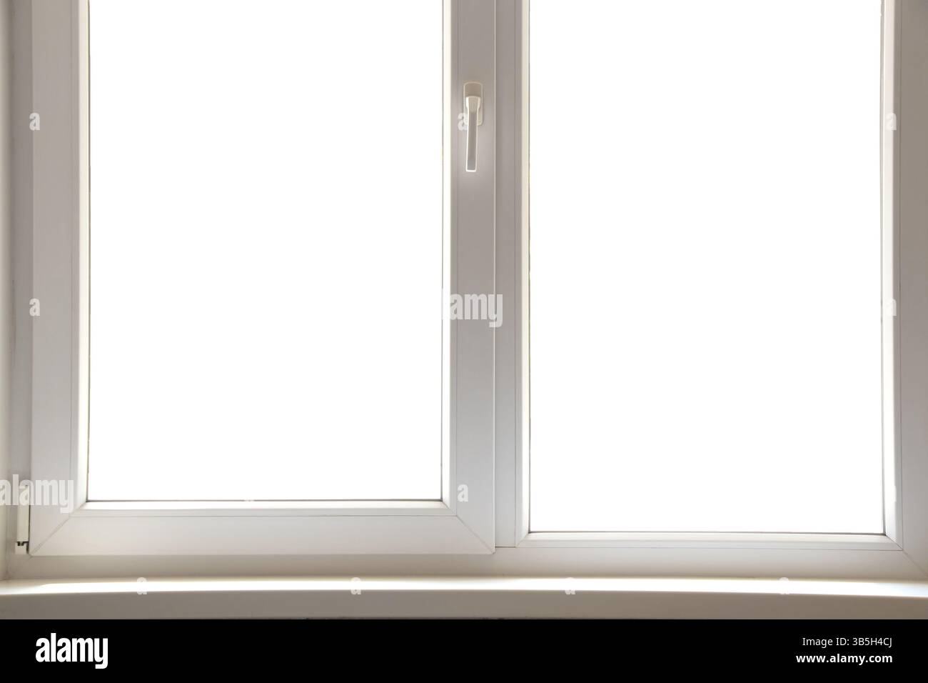 Light plastic window without glass, template for collages and layouts ...