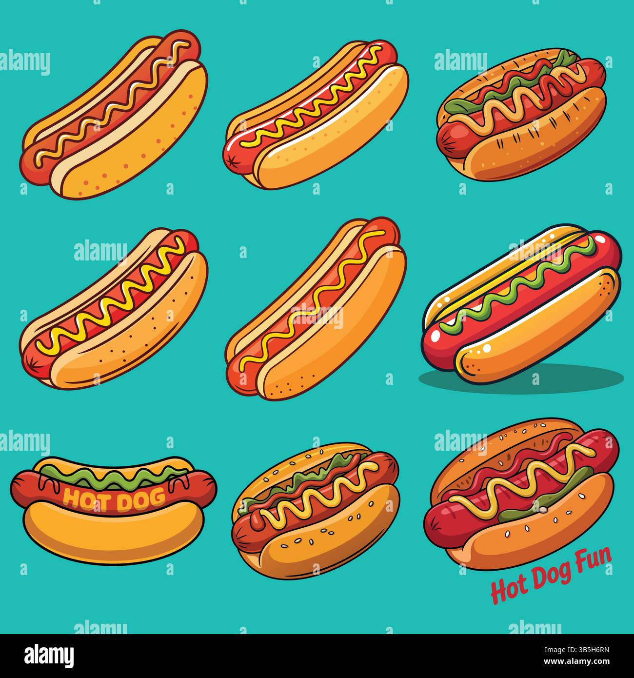 Themed food Stock Vector Images - Alamy