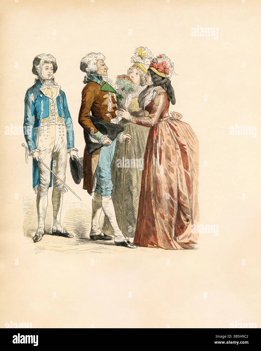 March 18, 2022, Munich, Germany: Middle Class, French Republic, 1790 ...