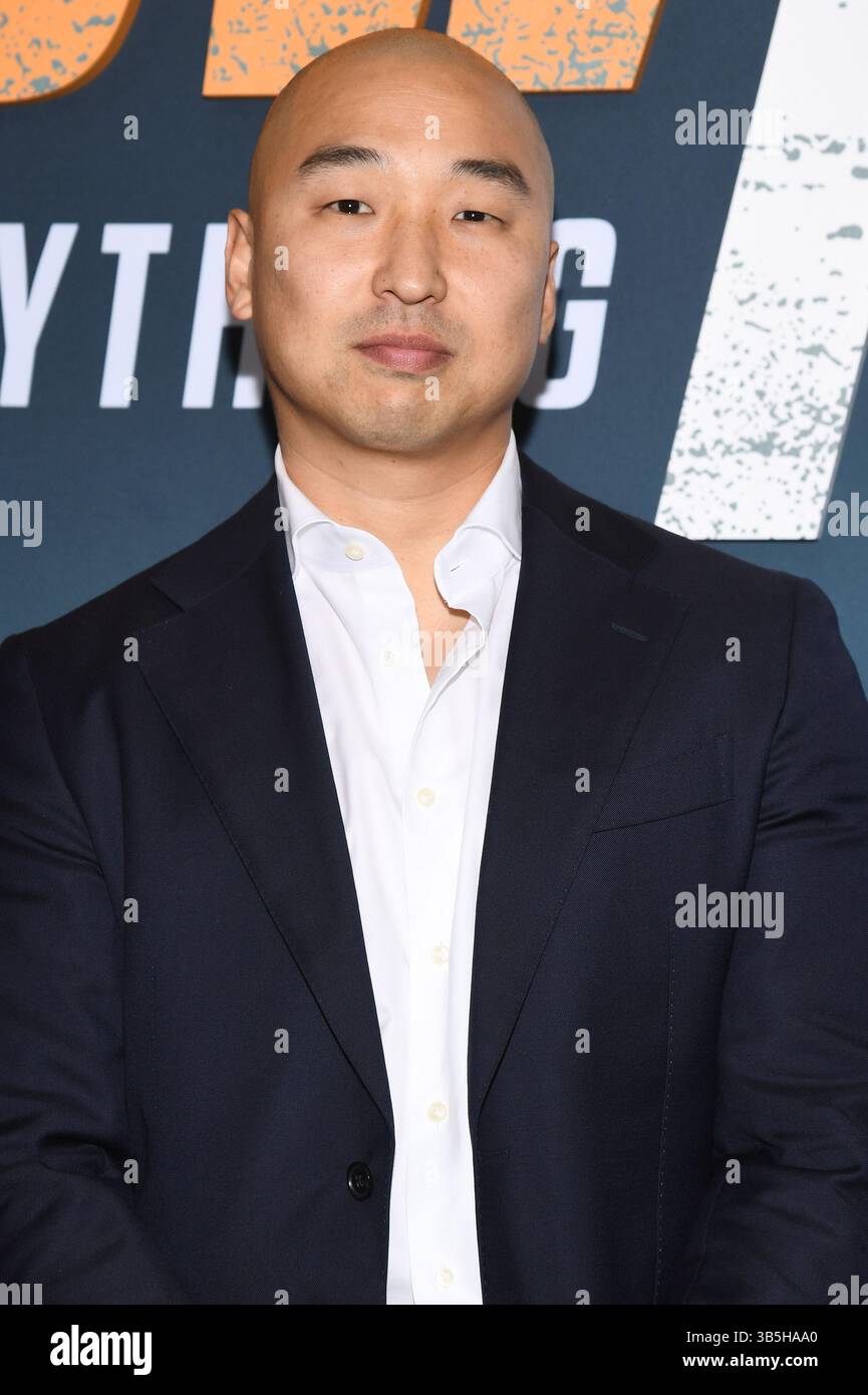 New York, USA. 01st May, 2025. Chris Cho attends Liongate's 'Shadow ...